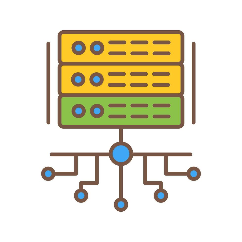 Server Vector Icon 24430331 Vector Art at Vecteezy