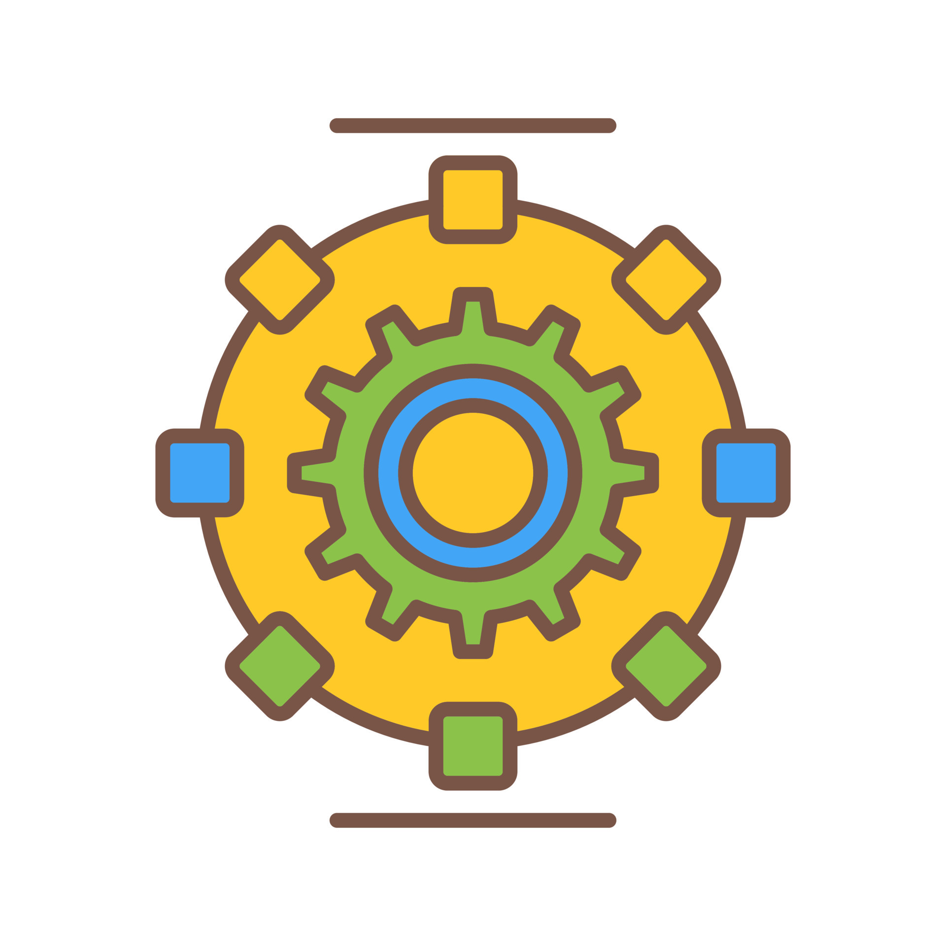 Automated Process Vector Icon 24430499 Vector Art at Vecteezy