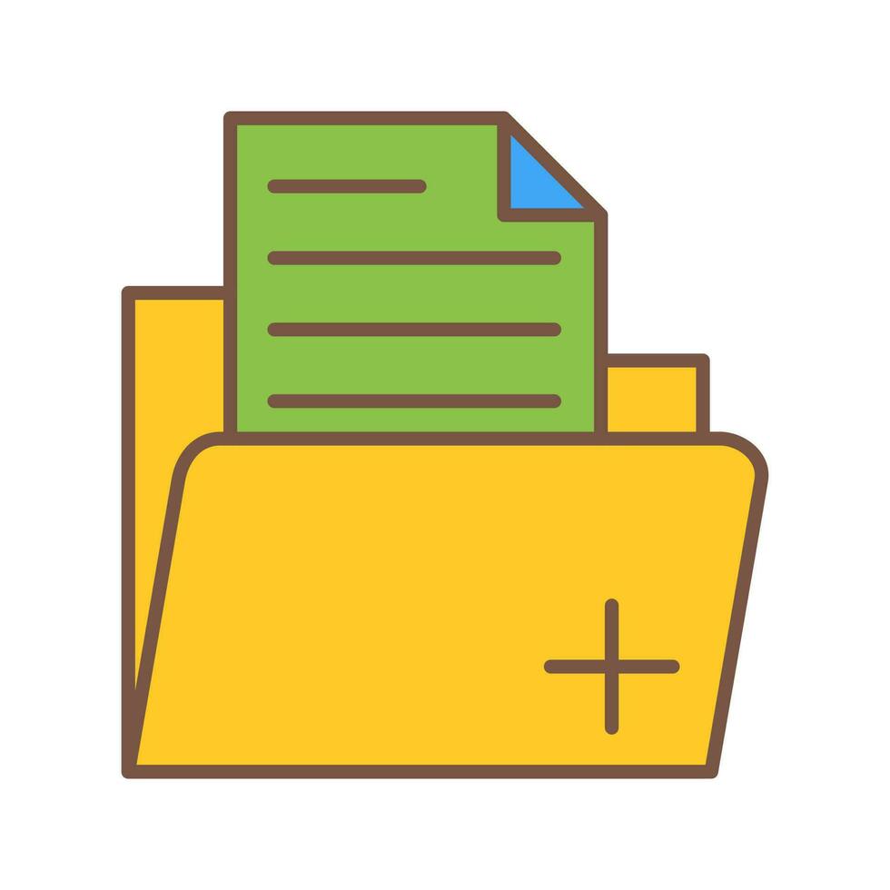 Folder Vector Icon 24430580 Vector Art at Vecteezy