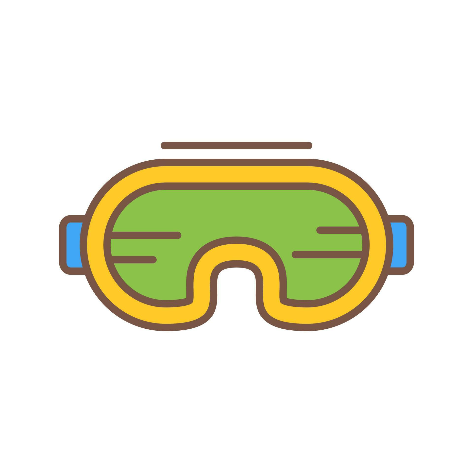 Goggle Vector Icon 24430911 Vector Art at Vecteezy