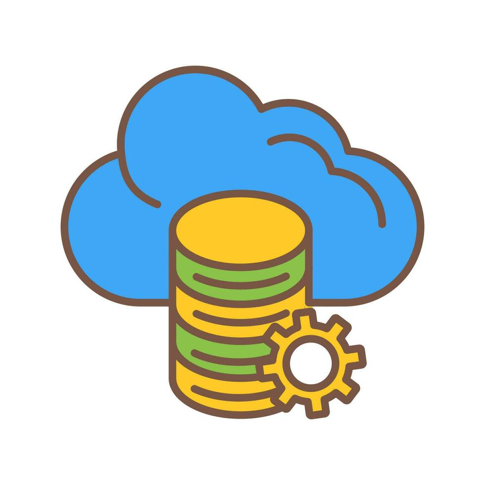 Cloud Data Vector Icon 24431473 Vector Art at Vecteezy