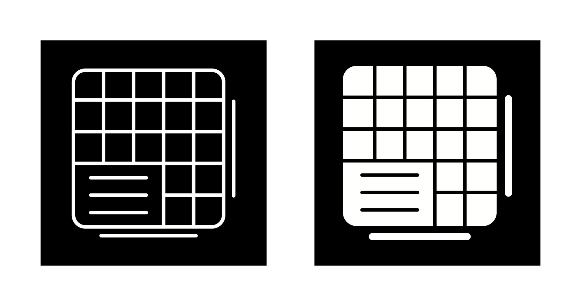 Table Data Vector Icon 24437881 Vector Art At Vecteezy