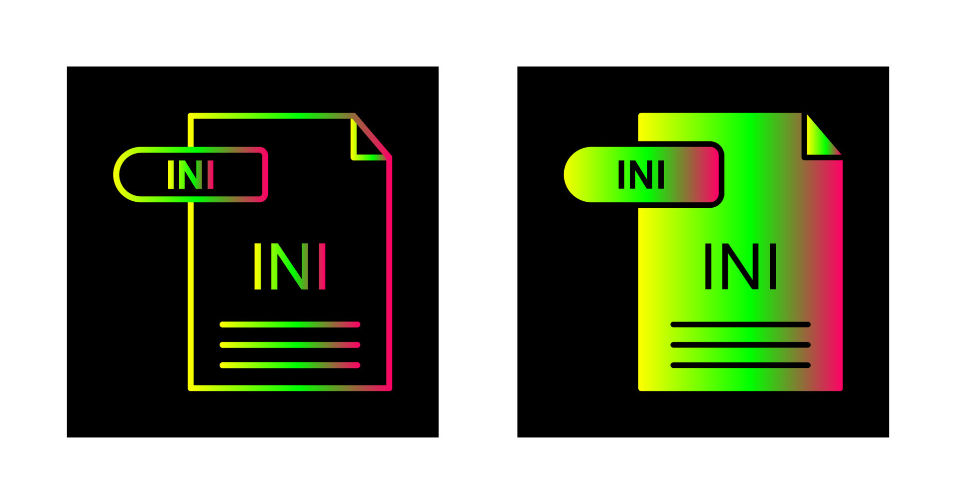 INI Vector Icon 24438093 Vector Art at Vecteezy