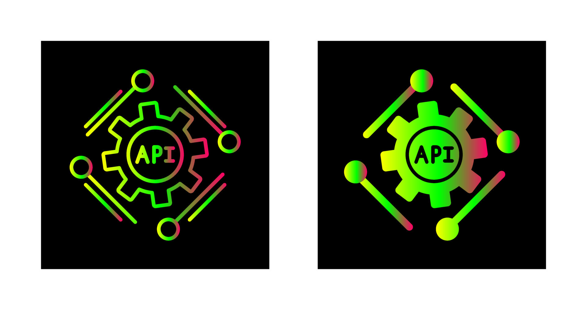 Api Vector Icon 24440455 Vector Art At Vecteezy