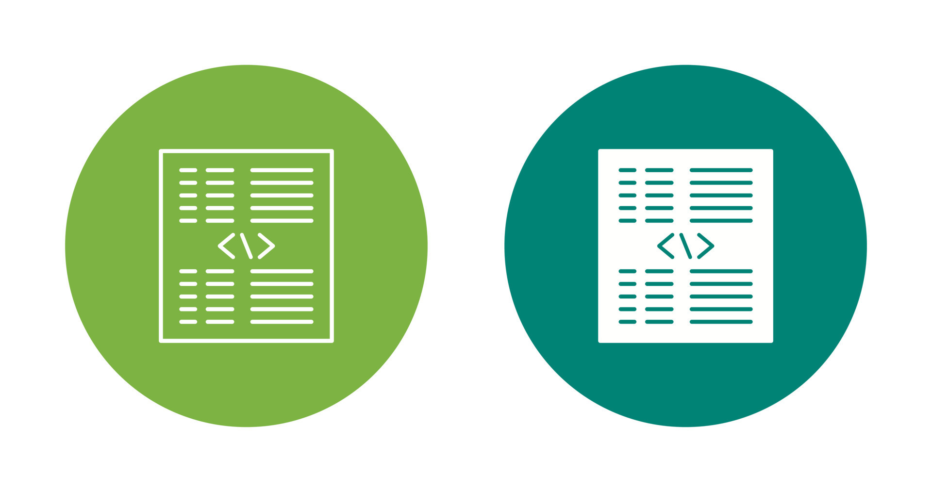 Piece of Code Vector Icon 24441619 Vector Art at Vecteezy