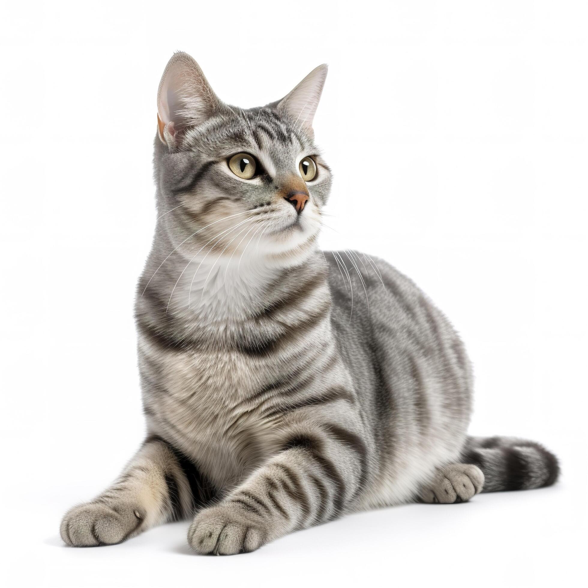 Cat isolated on white background, generate ai 24445281 Stock Photo at ...