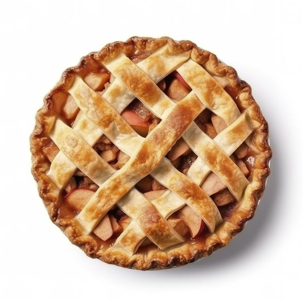 Tasty apple pie isolated on white background, generate ai 24445867 ... Tasty apple pie isolated on white background, generate ai 24445867 ...