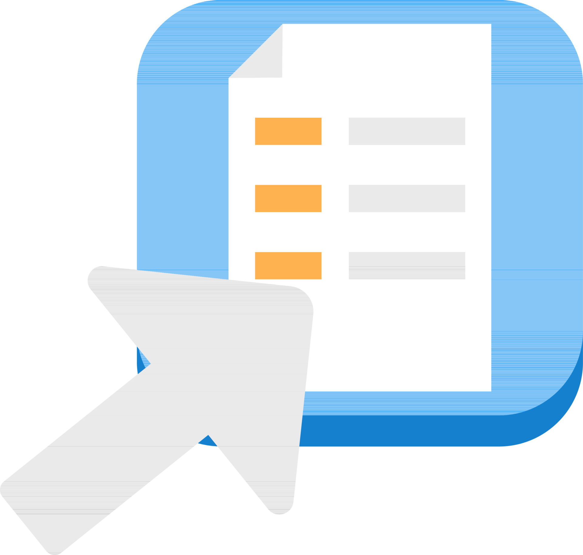 White And Blue Color Document Button Icon 24447597 Vector Art At Vecteezy