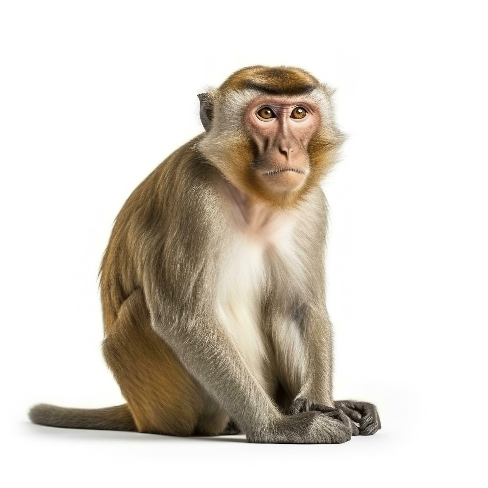 Monkey isolated on white background, generate ai 24449381 Stock Photo ... Monkey isolated on white background, generate ai 24449381 Stock Photo ...