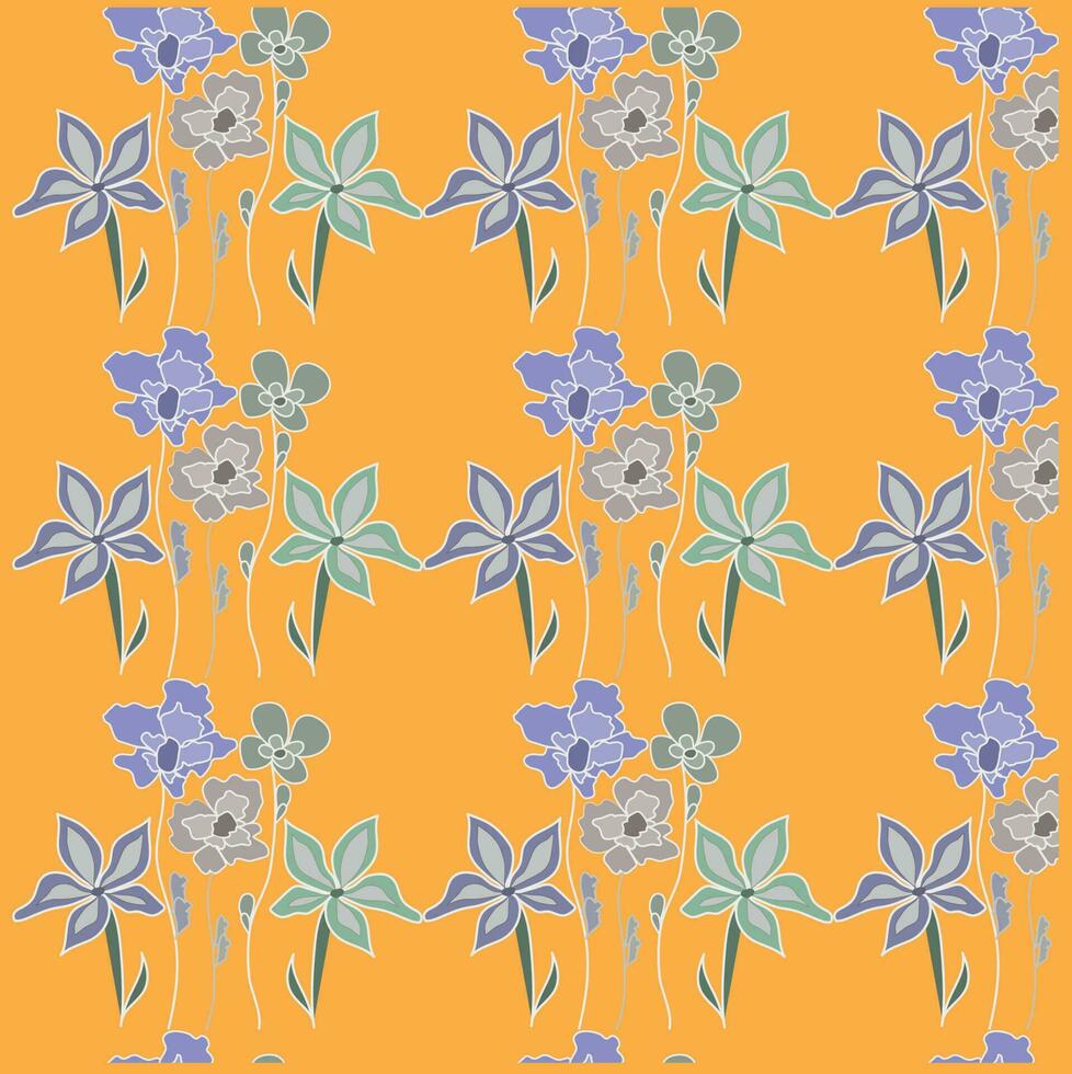 colorful flower pattern for spring 24449981 Vector Art at Vecteezy