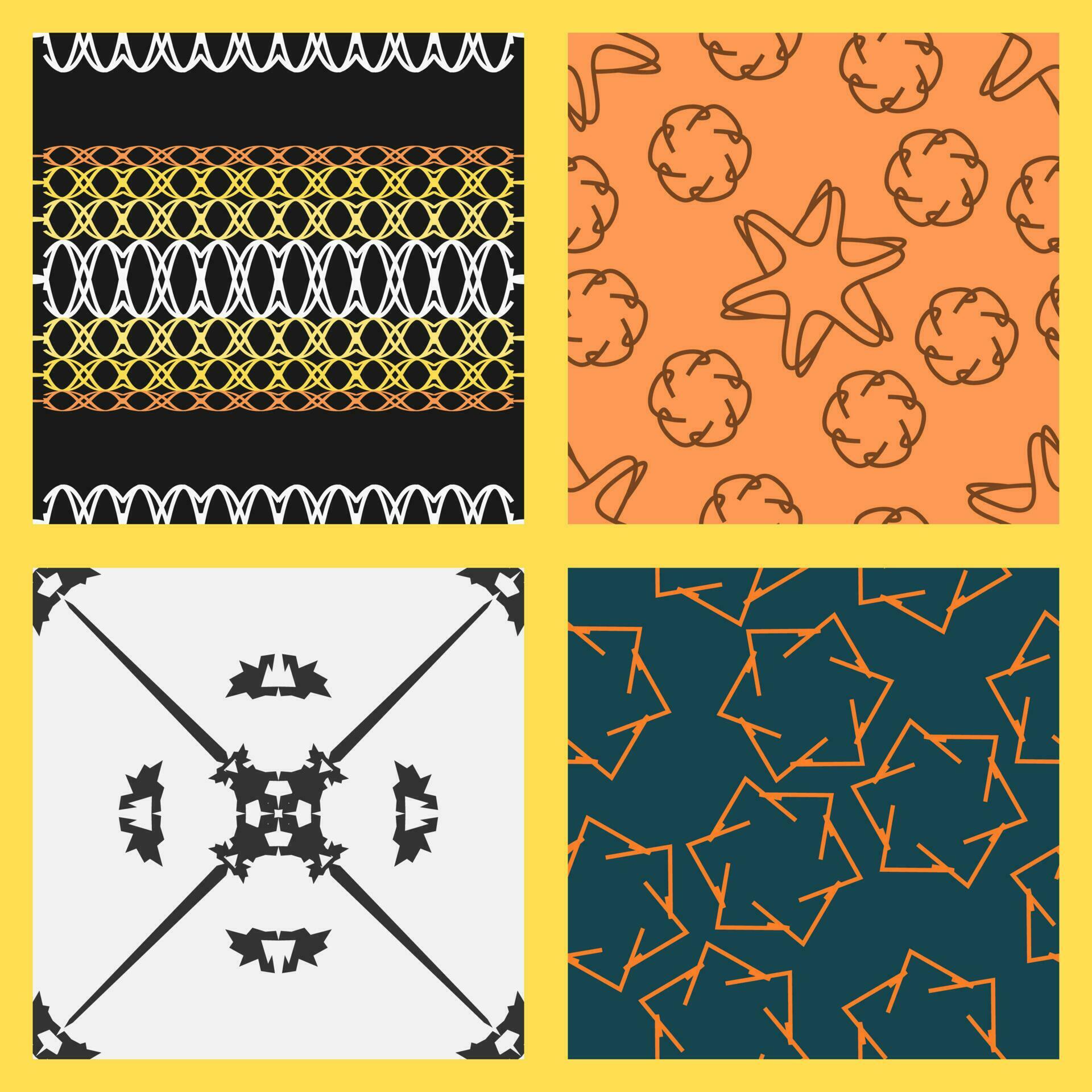 A Collection Of Artistic And Elegant Seamless Patterns Perfect For Home Office Invitation