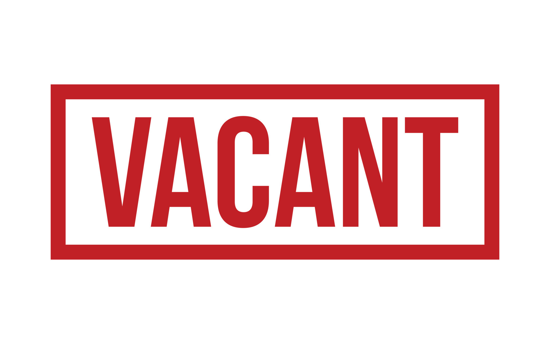 Red Vacant Rubber Stamp Seal Vector 24452745 Vector Art at Vecteezy