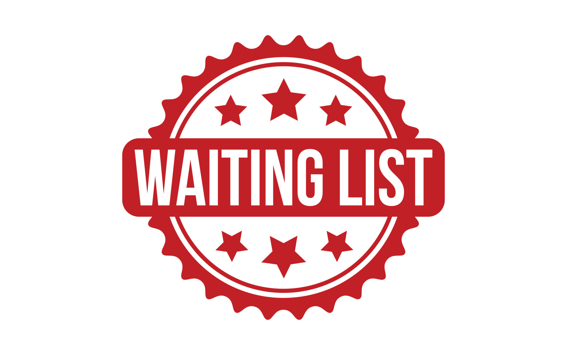 Red Waiting List Rubber Stamp Seal Vector 24452753 Vector Art at Vecteezy