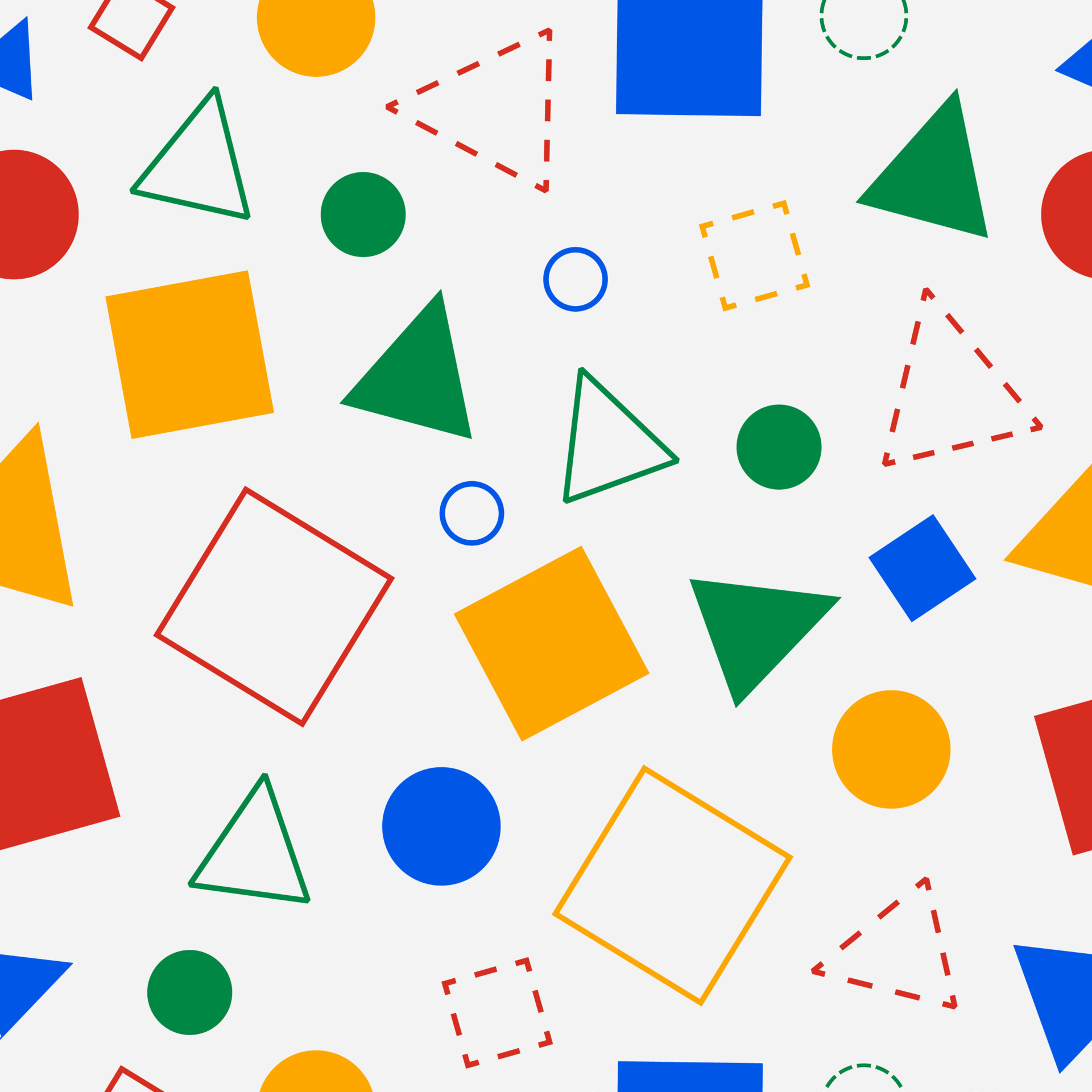 Primary Color Squares