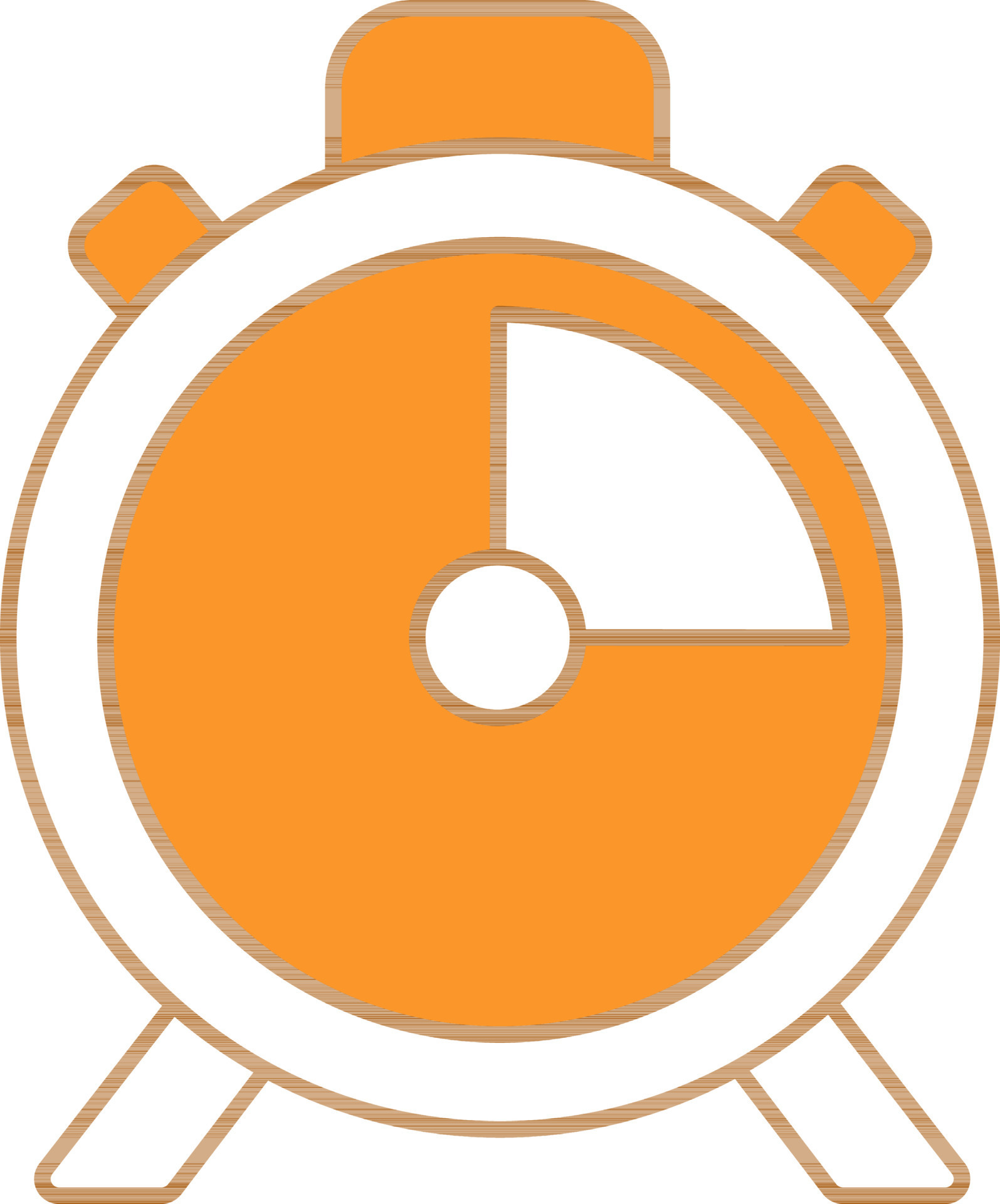 Stopwatch Icon In Orange And White Color 24454872 Vector Art At Vecteezy
