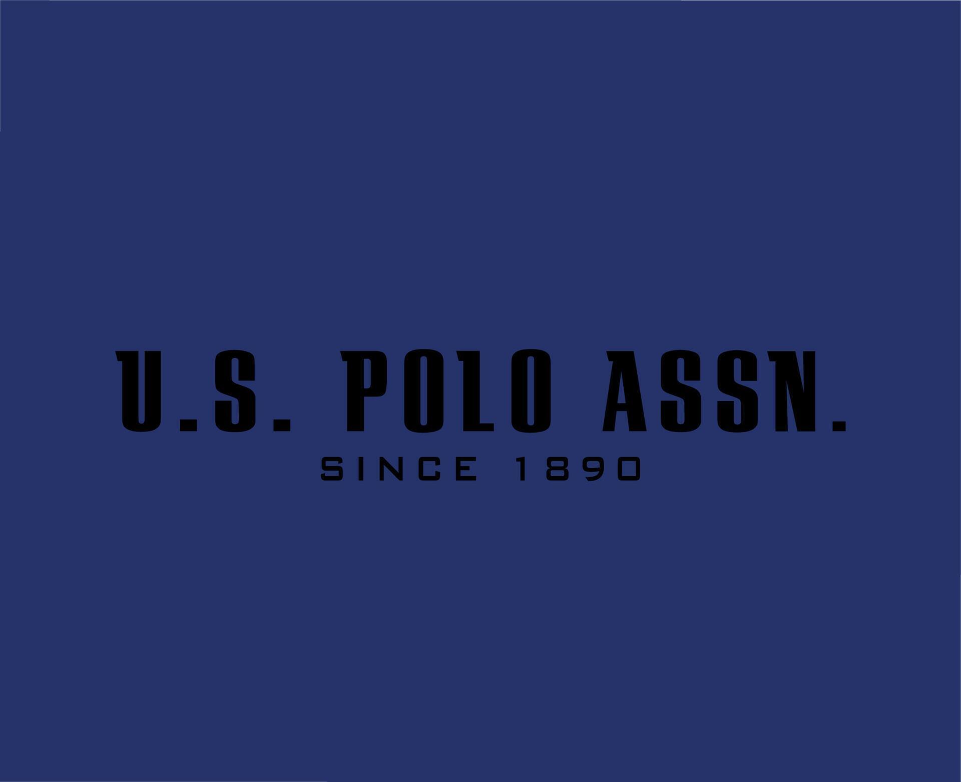 Us Polo Assn Brand Logo Name Black Symbol Clothes Design Icon Abstract Vector Illustration With ...