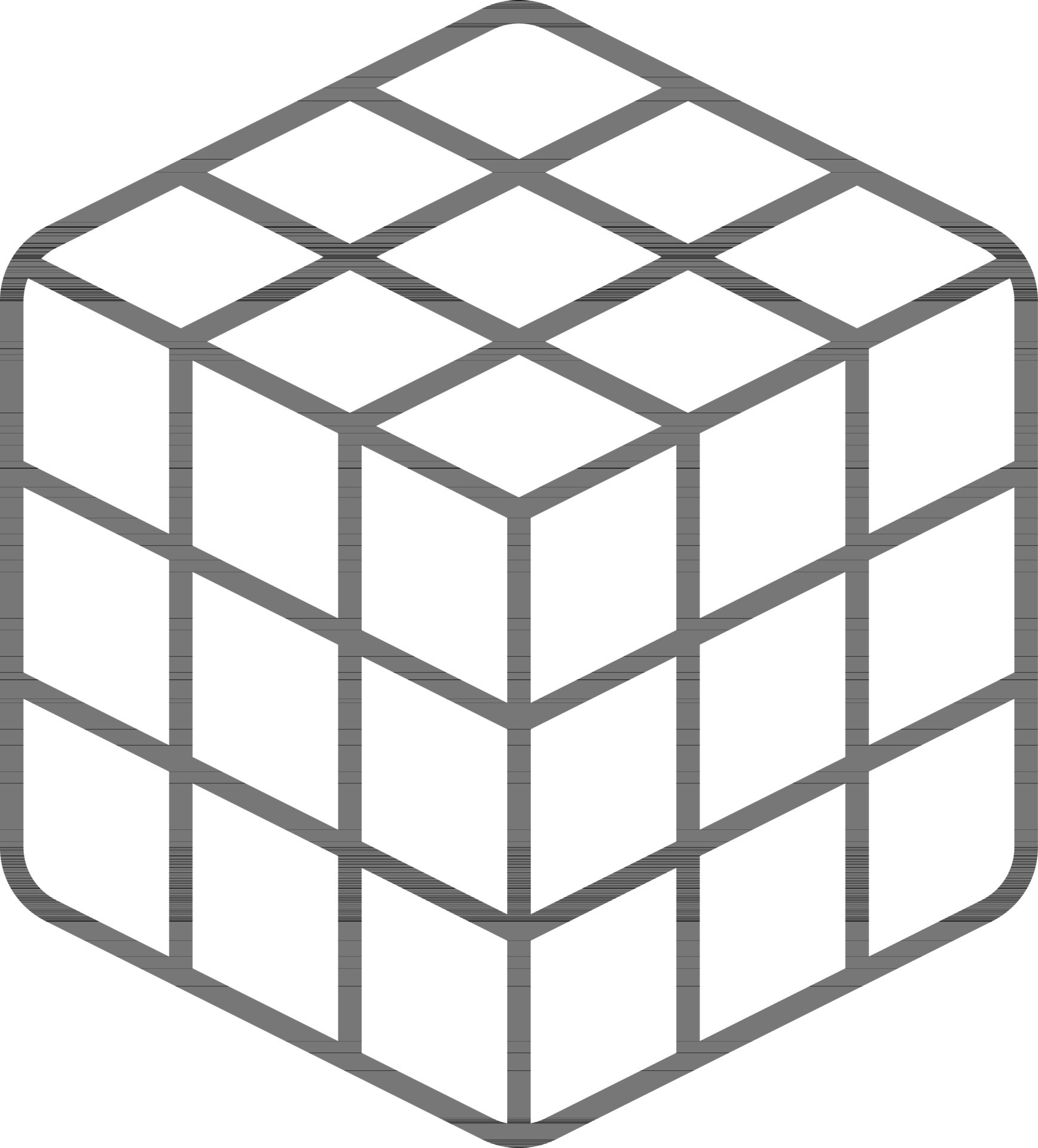 Rubik Cube Flat Icon In Black Thin Line 24457646 Vector Art At Vecteezy
