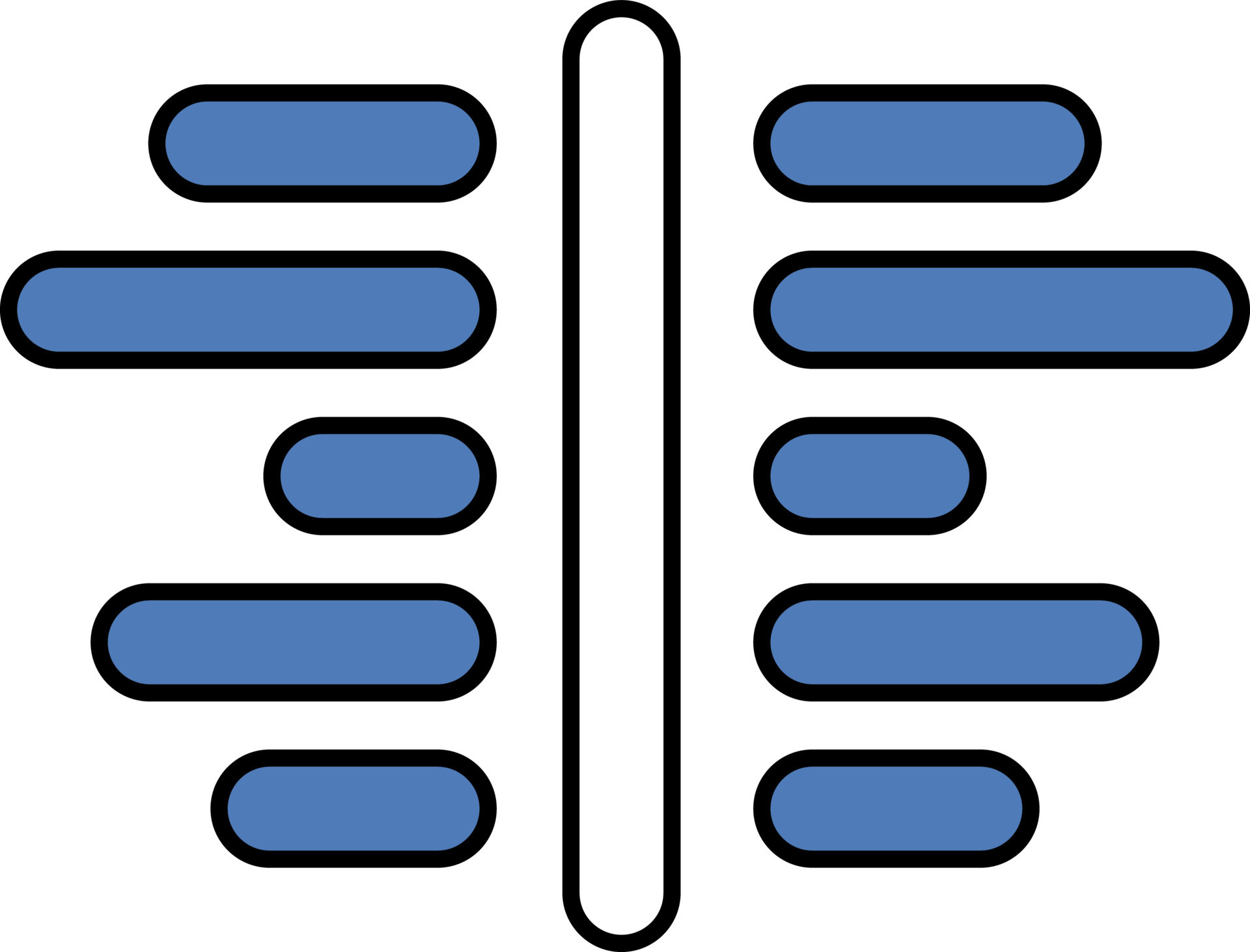 Alignment Page Icon In Blue And White Color. 24458086 Vector Art at Vecteezy