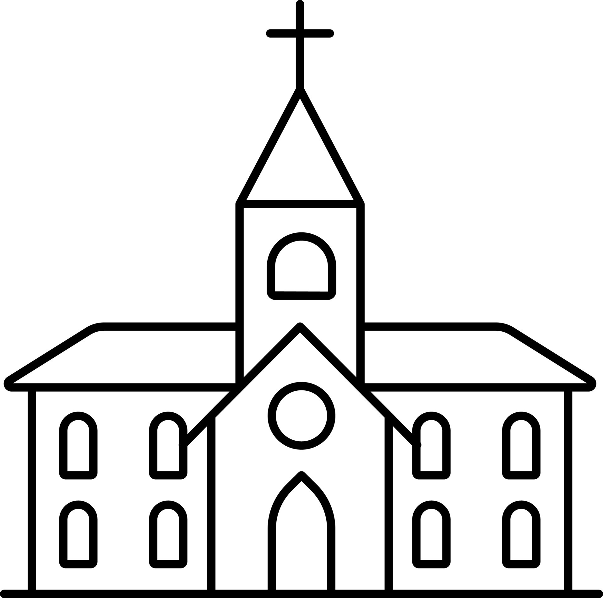 Church Clip Art Black And White Church Clip Art Black And White