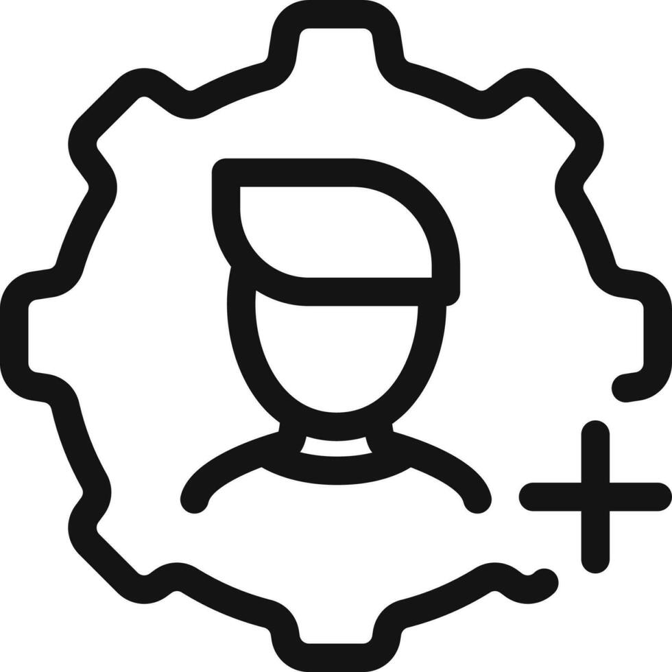 Add user icon in line art. 24459518 Vector Art at Vecteezy