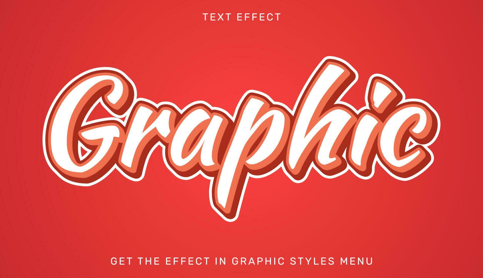 Graphic editable text effect in 3d style 24459995 Vector Art at Vecteezy