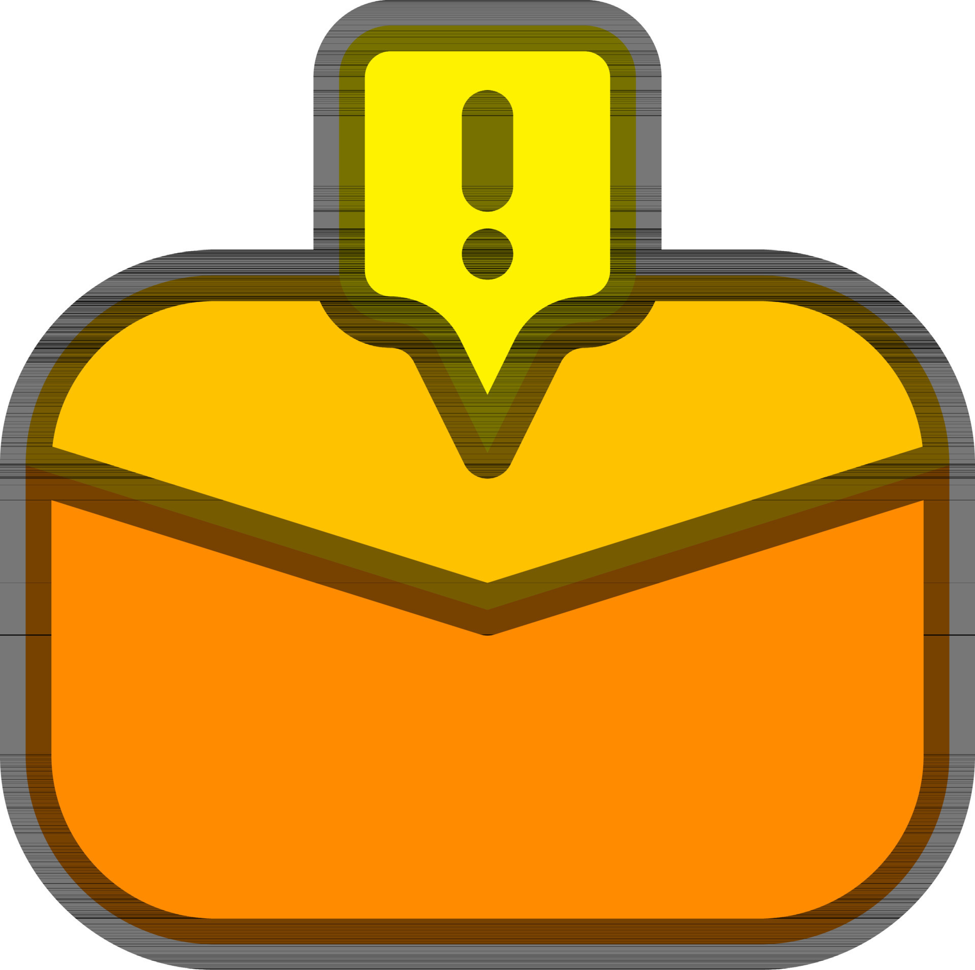 Flat style Warning Message icon or symbol. 24460338 Vector Art at Vecteezy Flat style Warning Message icon or symbol. 24460338 Vector Art at Vecteezy