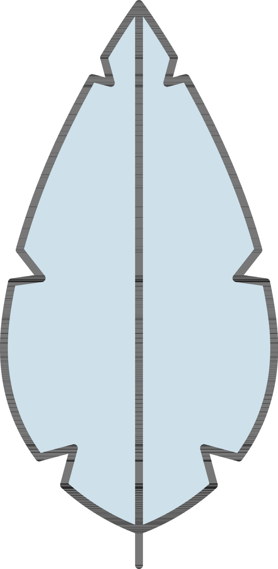 Blue Feather Icon In Flat Style. 24462576 Vector Art at Vecteezy