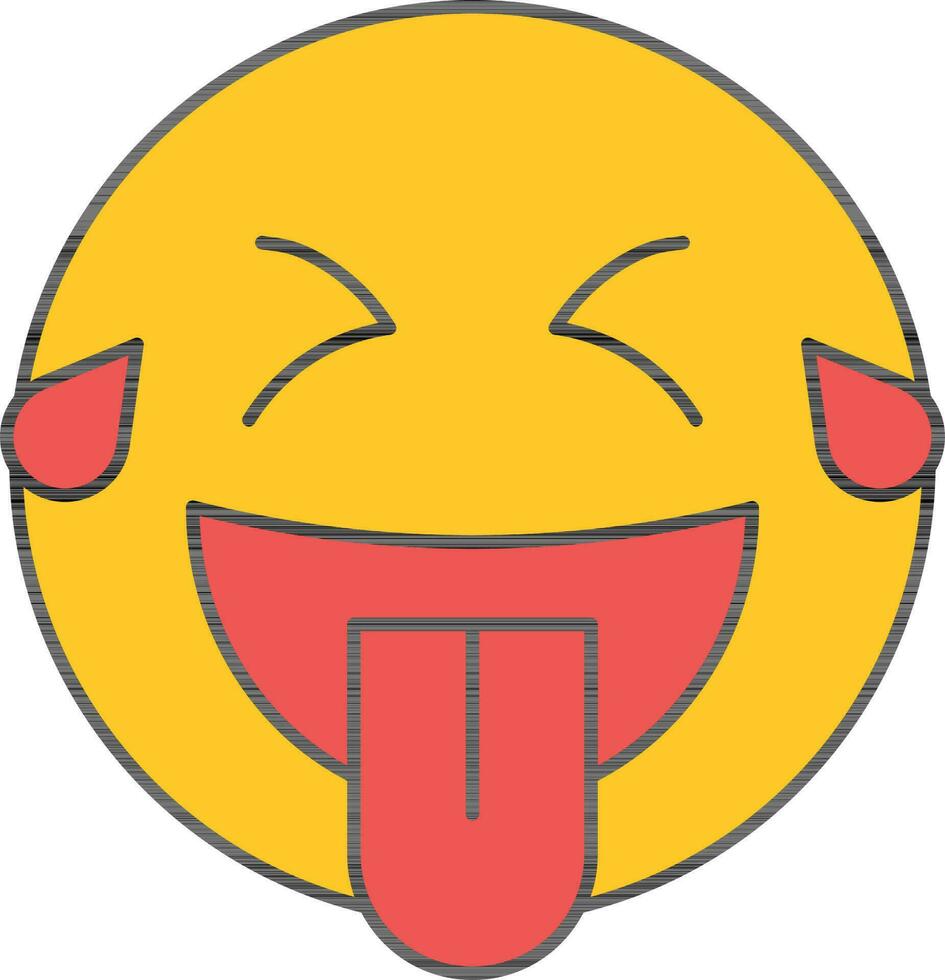 how to draw tears of joy emoji