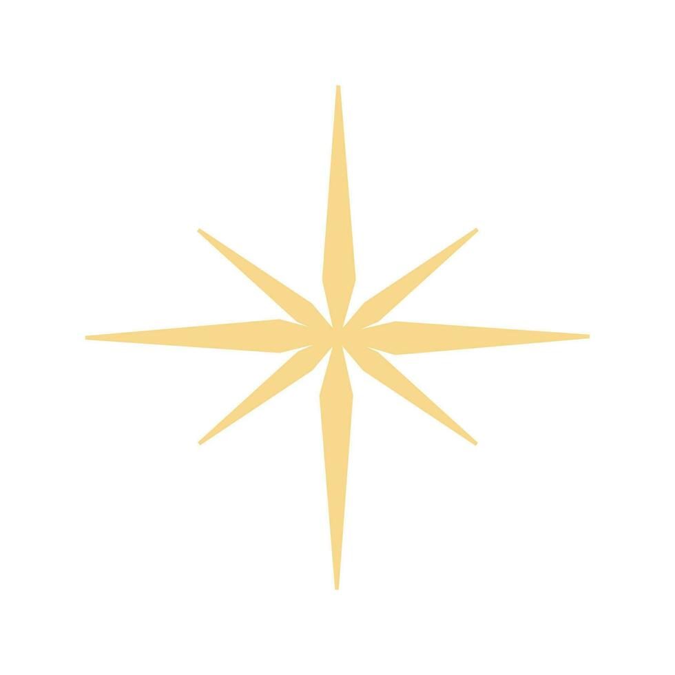 Sparkling Effect Illustration. Yellow, gold, orange sparkles symbols ...