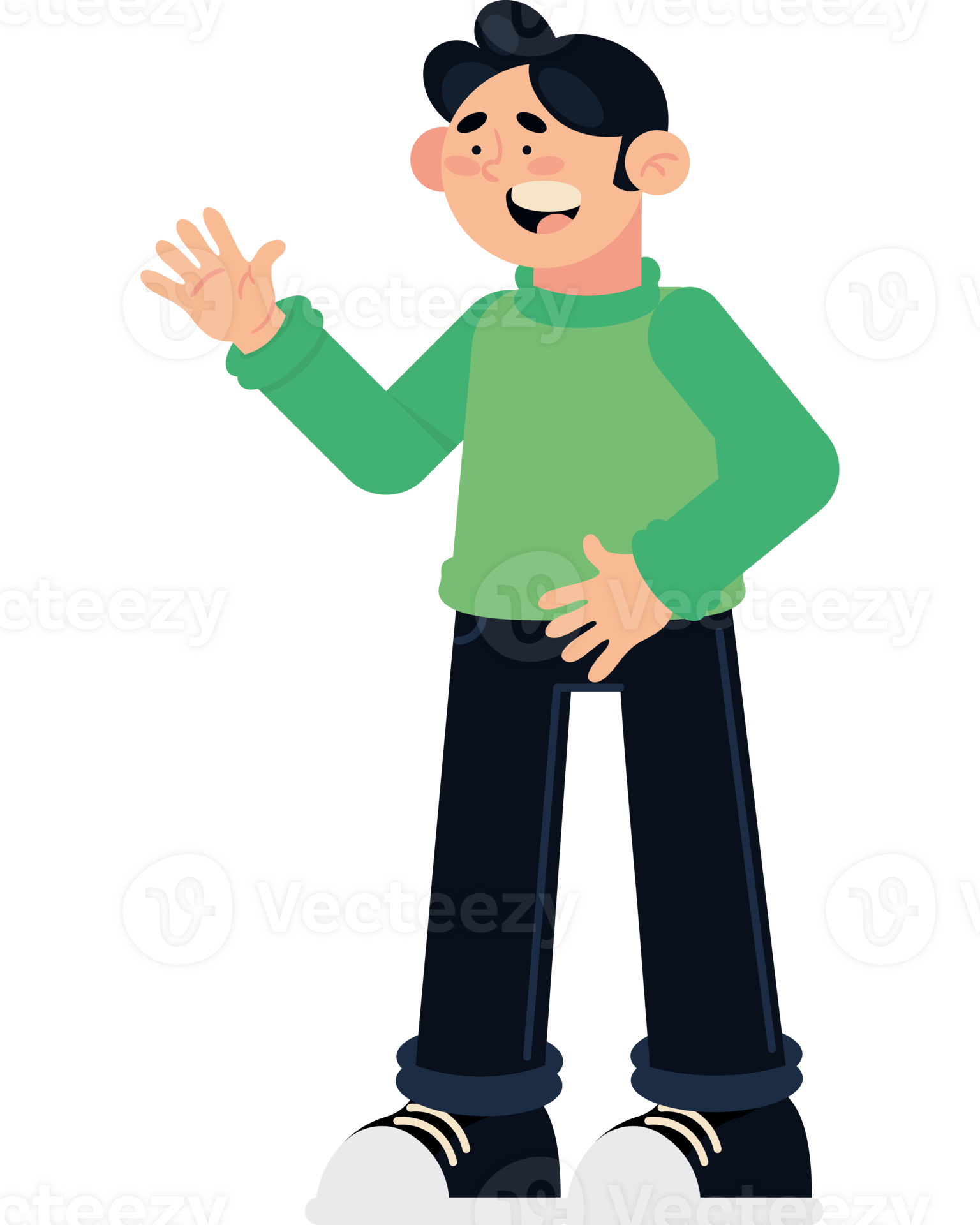 Smile Man Cartoon 24468121 Png