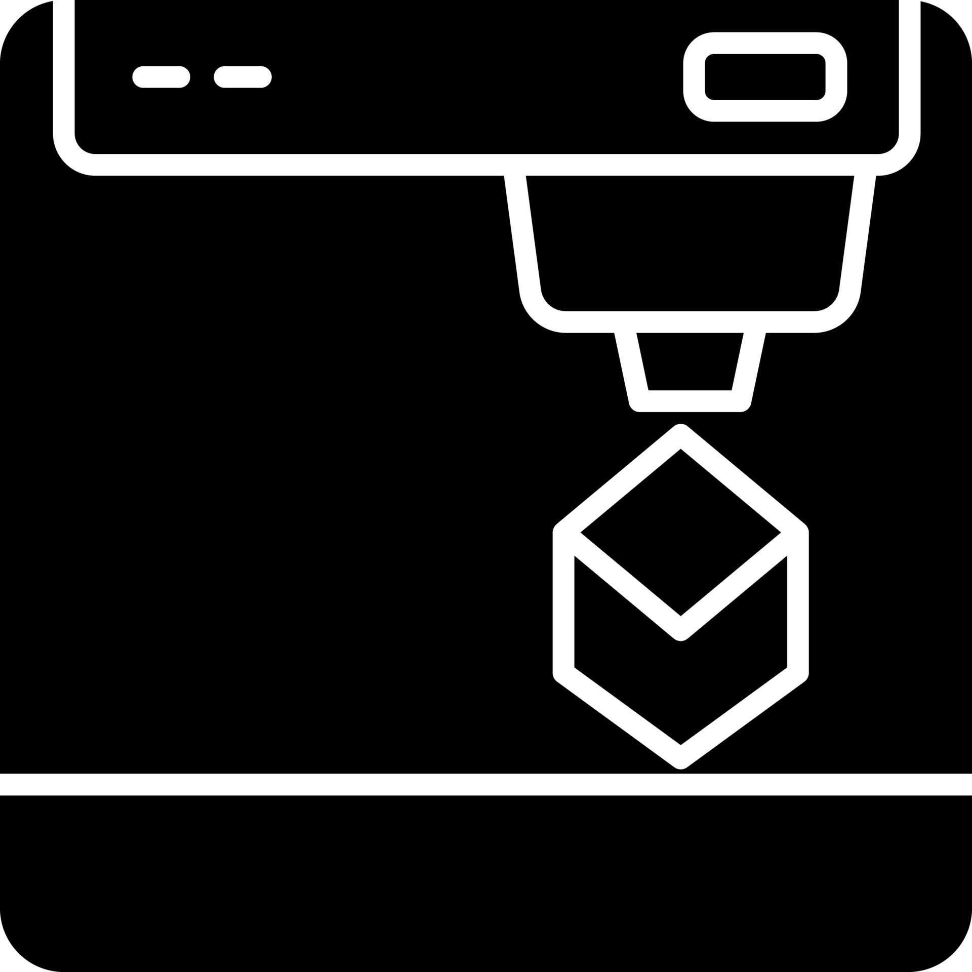 3D Printer Icon In black and white Color. 24468546 Vector Art at Vecteezy