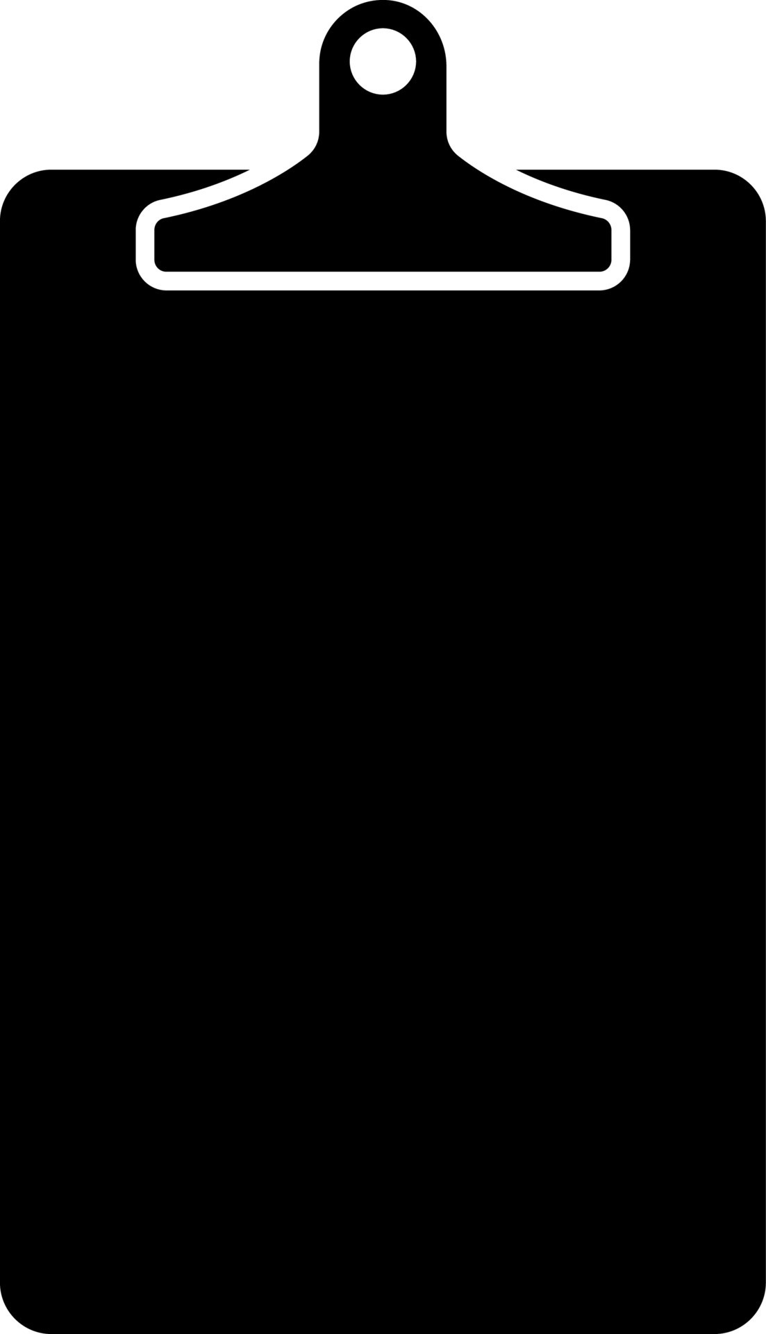 Black Clipboard Icon Or Symbol. 24470274 Vector Art at Vecteezy