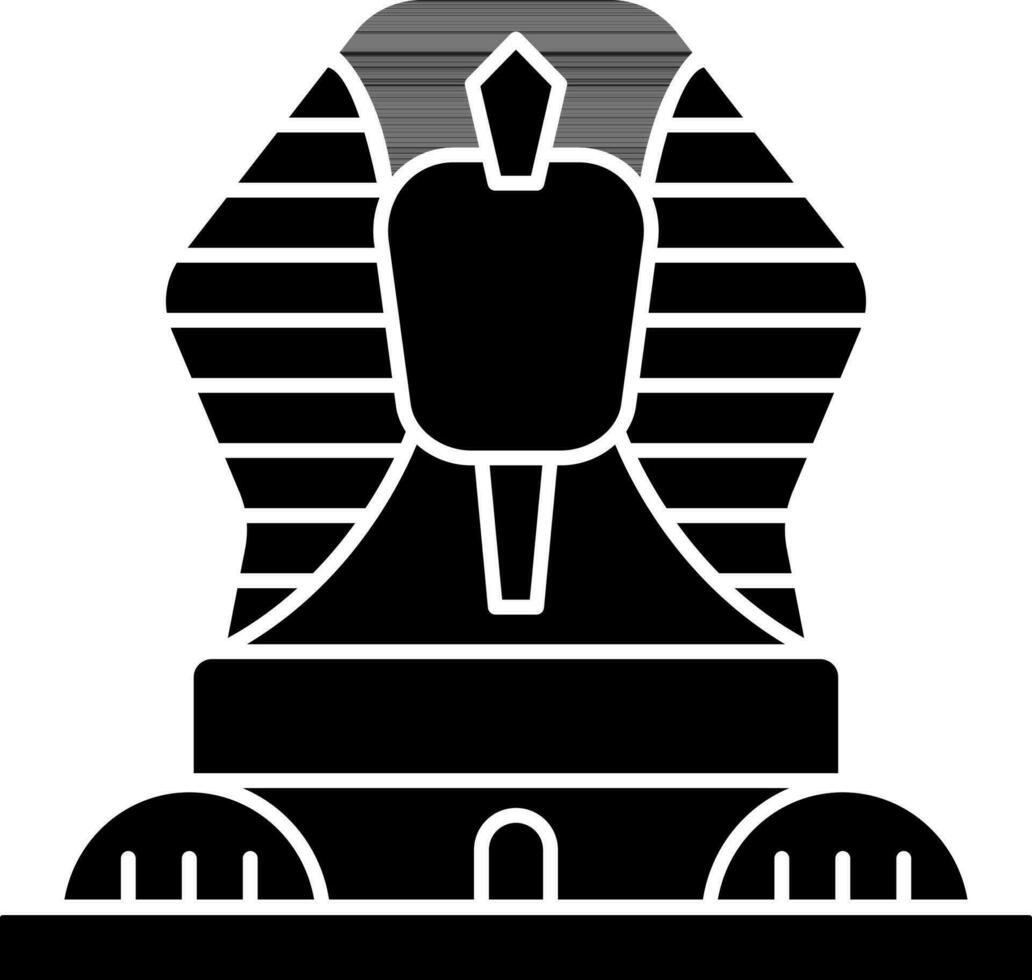 black and white illustration of sphinx icon. 24471304 Vector Art at ...