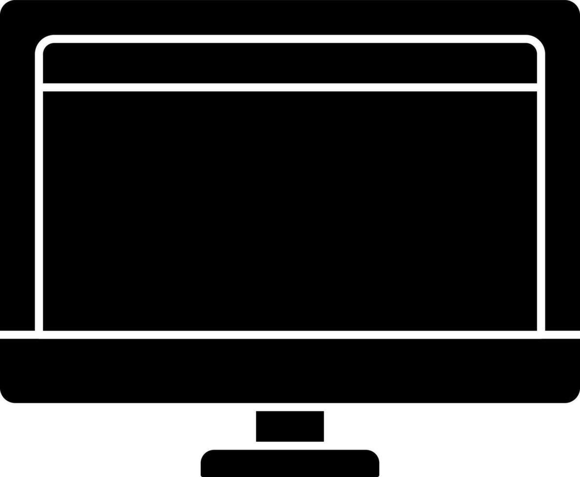 Computer Icon Or Symbol In Glyph Style. 24471799 Vector Art at Vecteezy