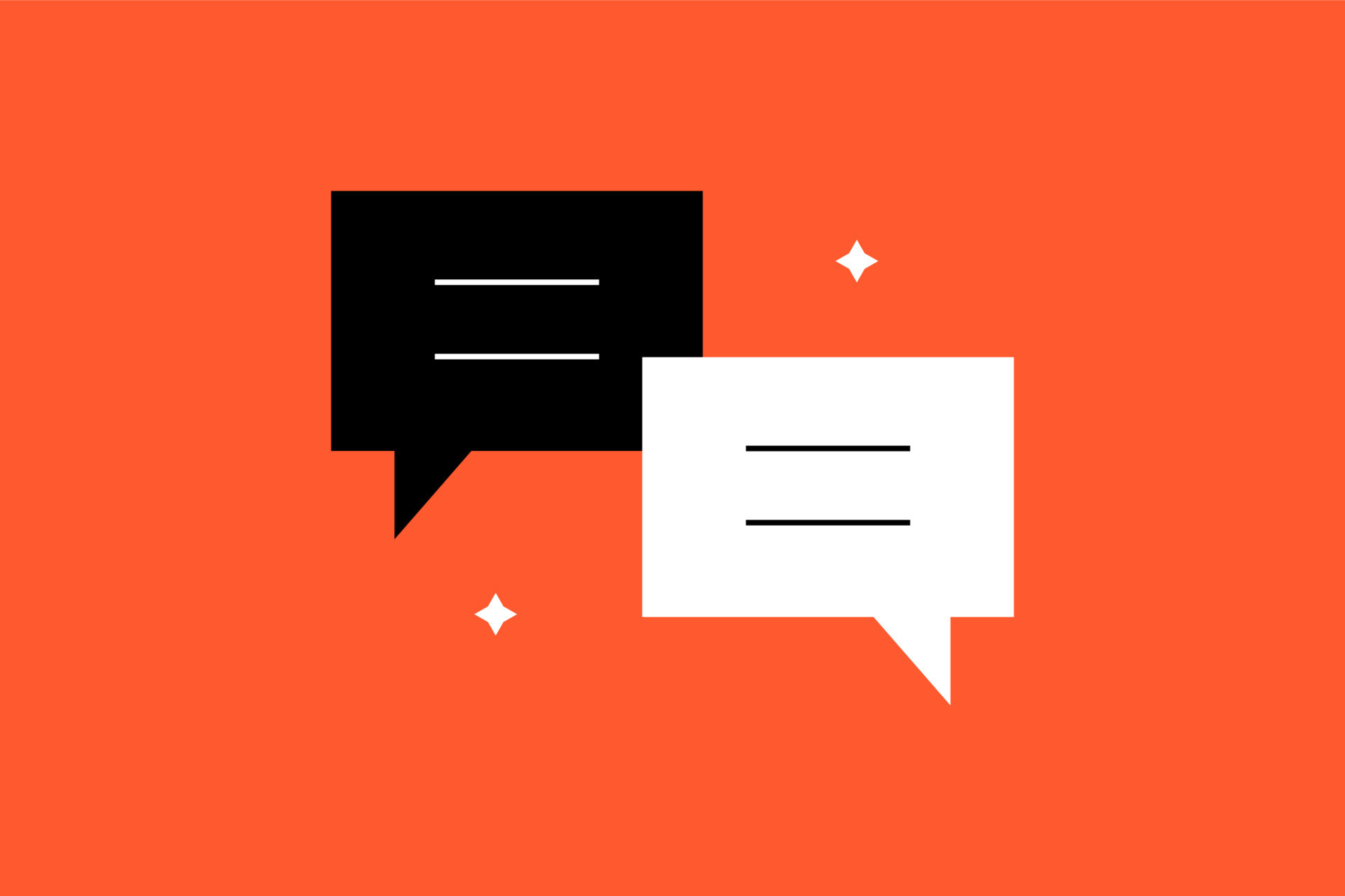 dekstop texting illustration in flat style design. Vector illustration ...