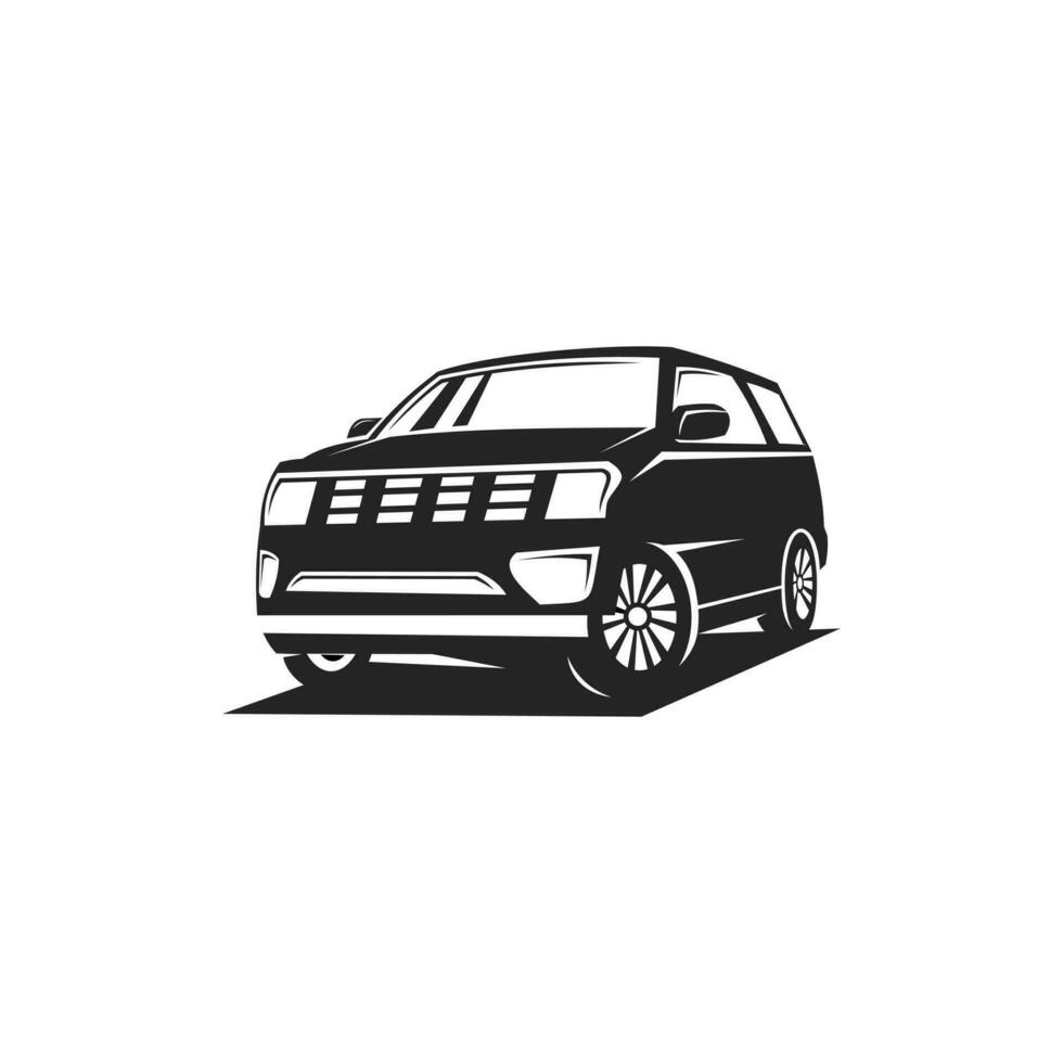 Modern suv logo template design. offroad car stylized vector silhouette. Suitable for your ...
