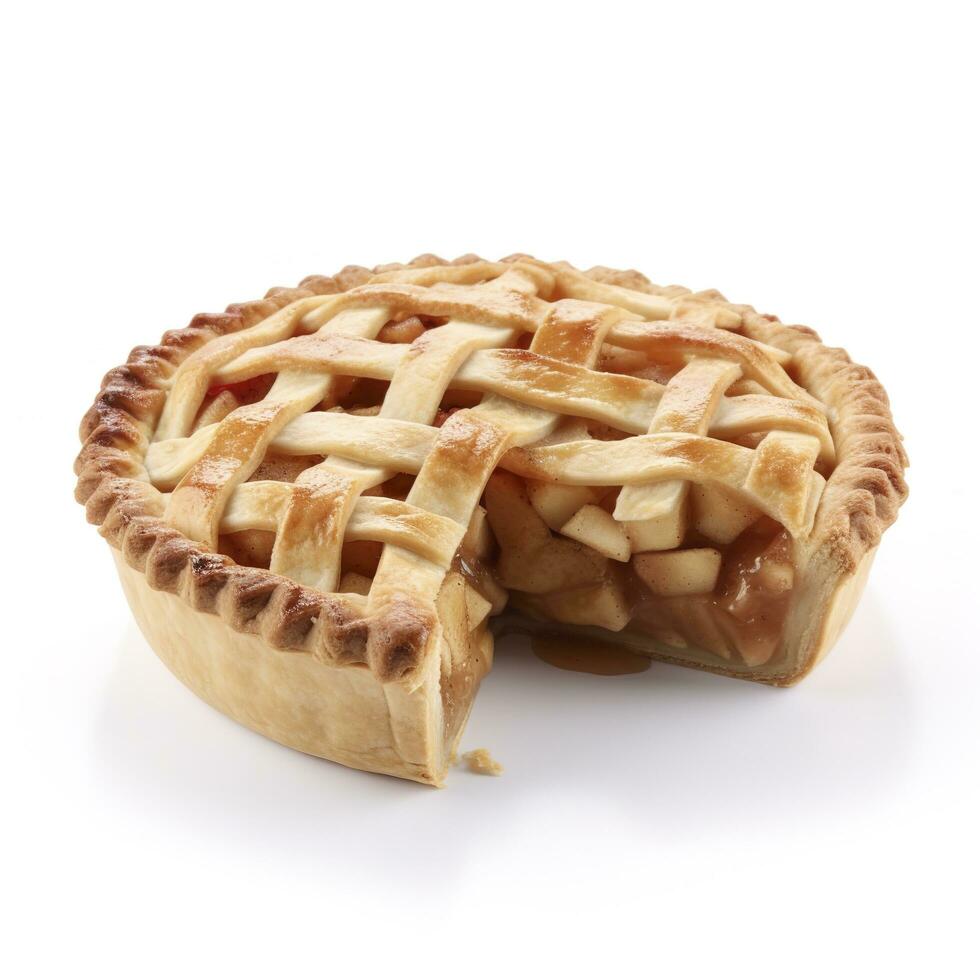 Tasty apple pie isolated on white background, generate ai 24474706 ... Tasty apple pie isolated on white background, generate ai 24474706 ...