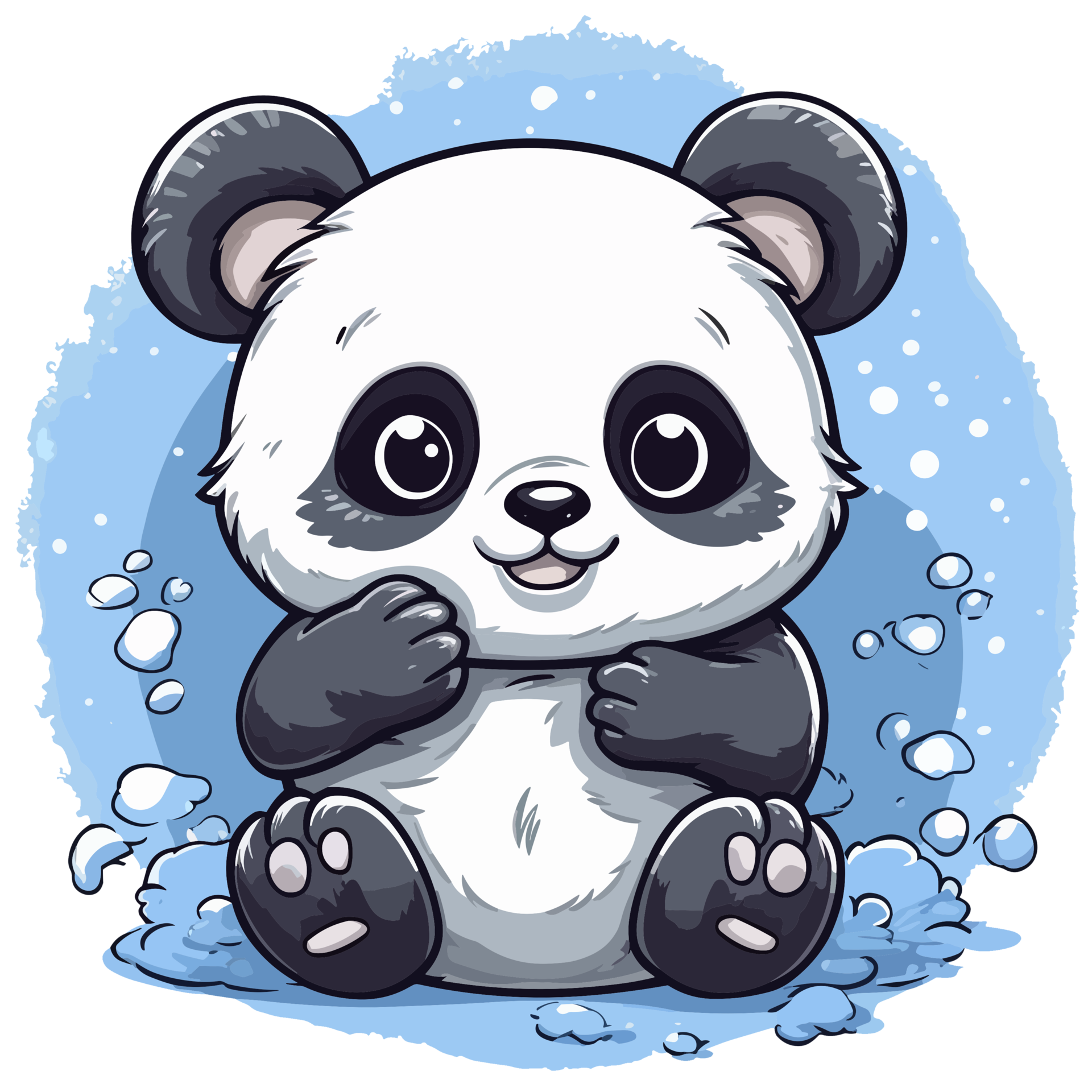 Cute Panda - 24477071 PNG
