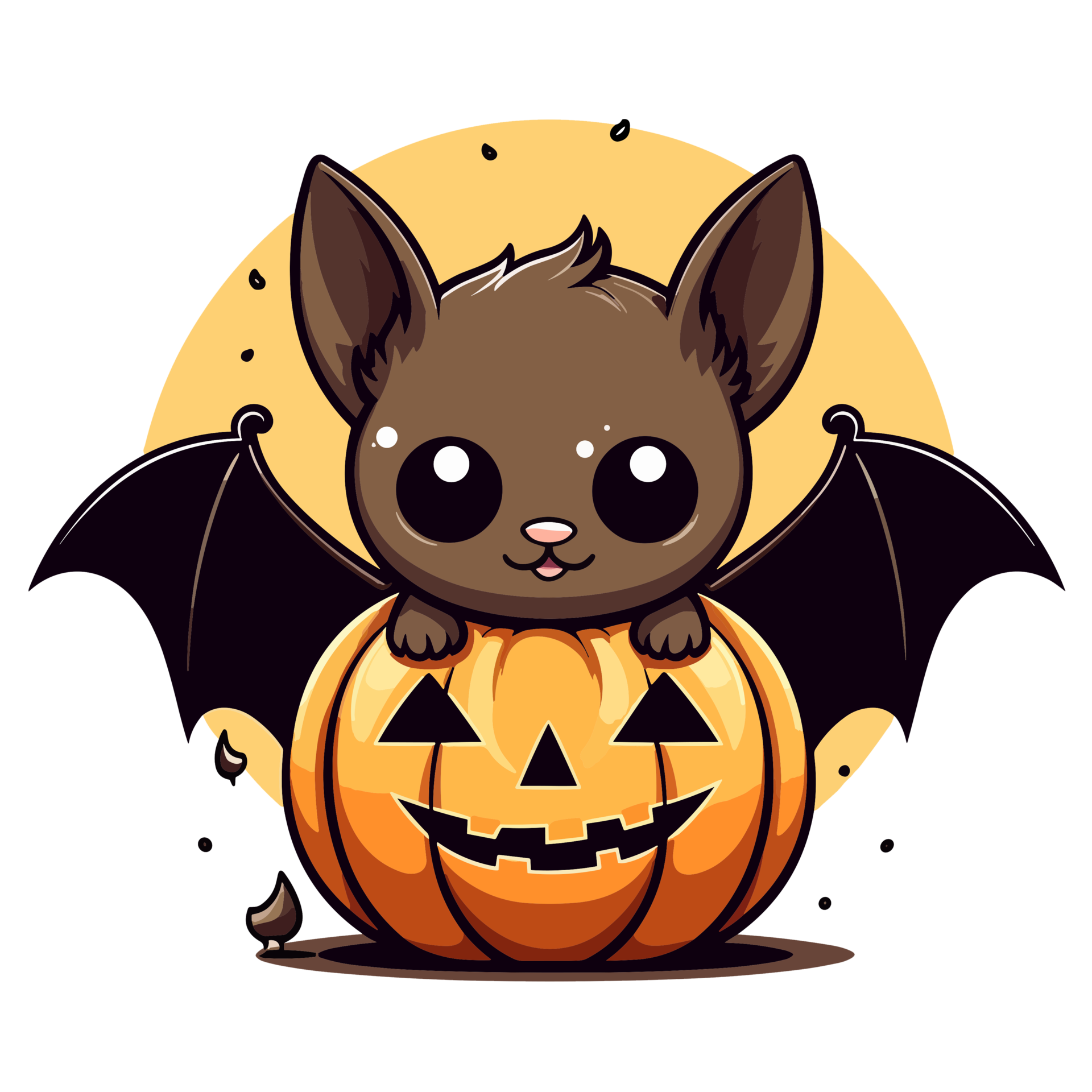 Beautiful Halloween Bat - 24477262 PNG