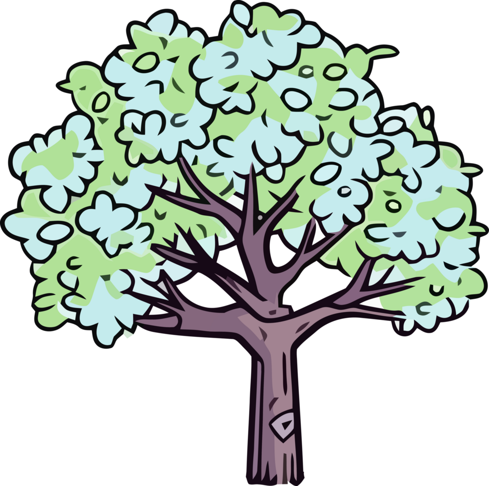Spring Tree in Fresh Green, Nature Renewal 24478162 PNG