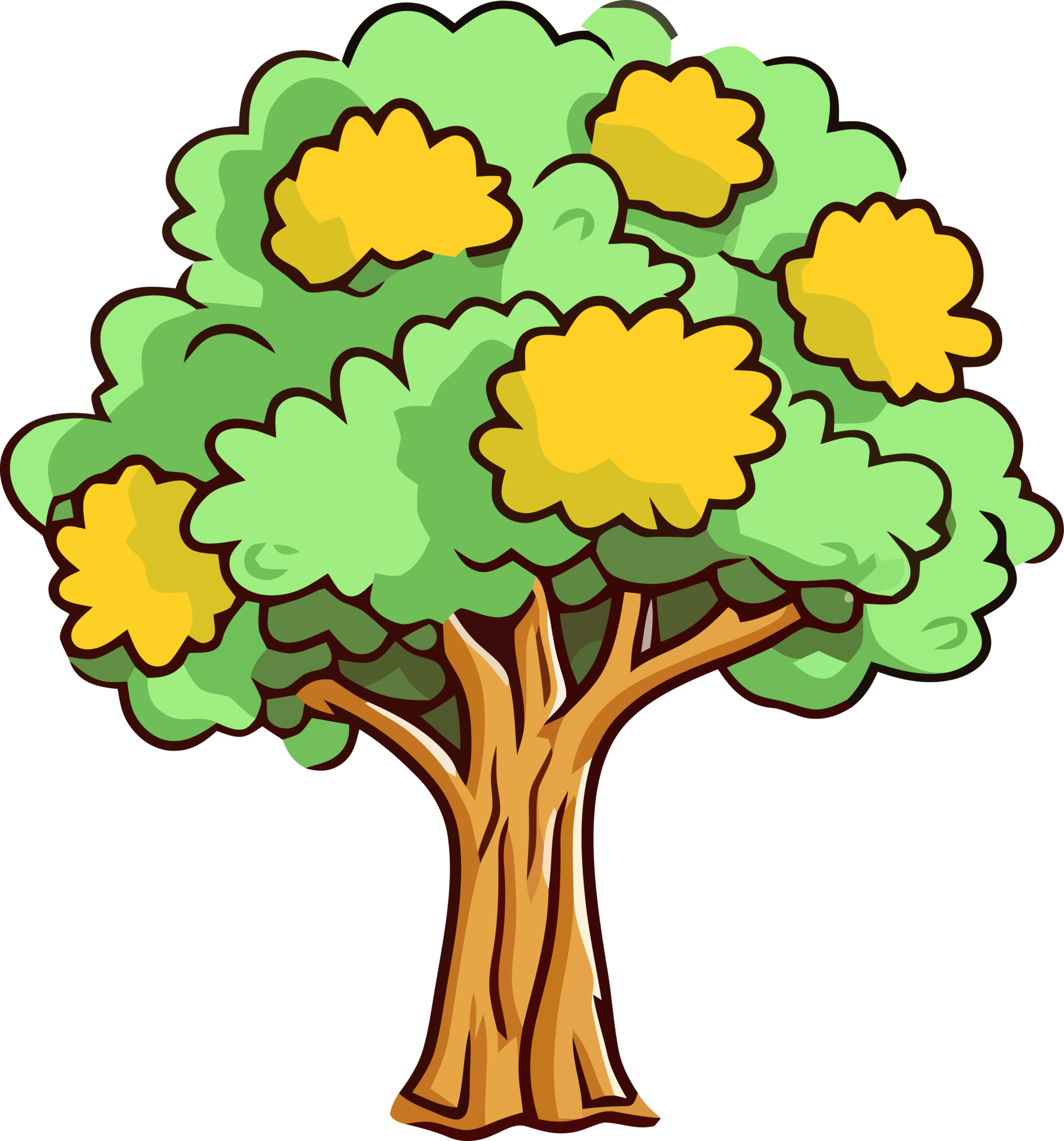 Captivating Spring Tree Art Illustration 24478169 PNG