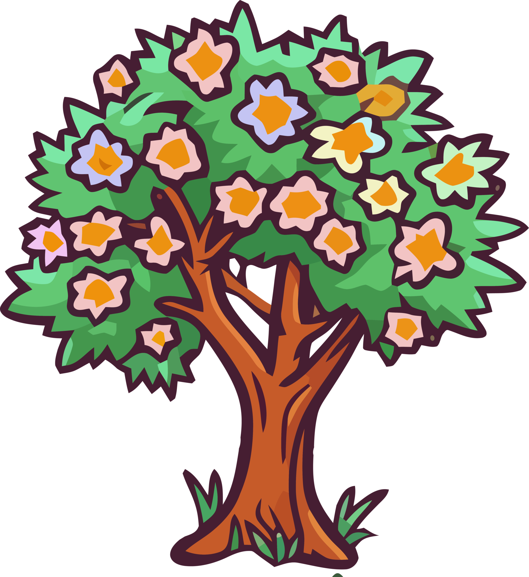 Refreshing Green Spring Tree Illustration 24478172 PNG Refreshing Green Spring Tree Illustration 24478172 PNG