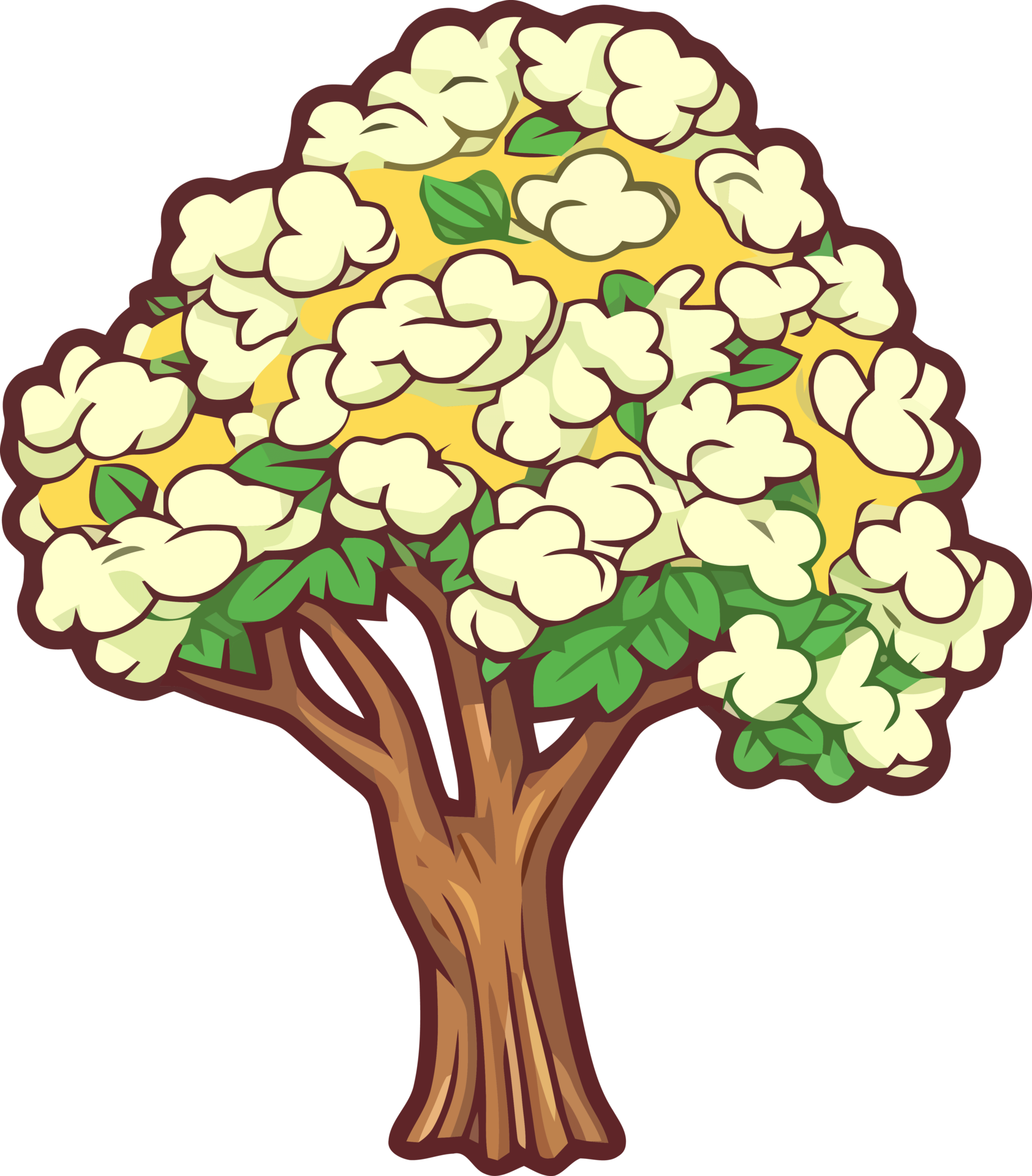 Blossoming Spring Tree Illustrating The Magic Of Nature 24478190 Png