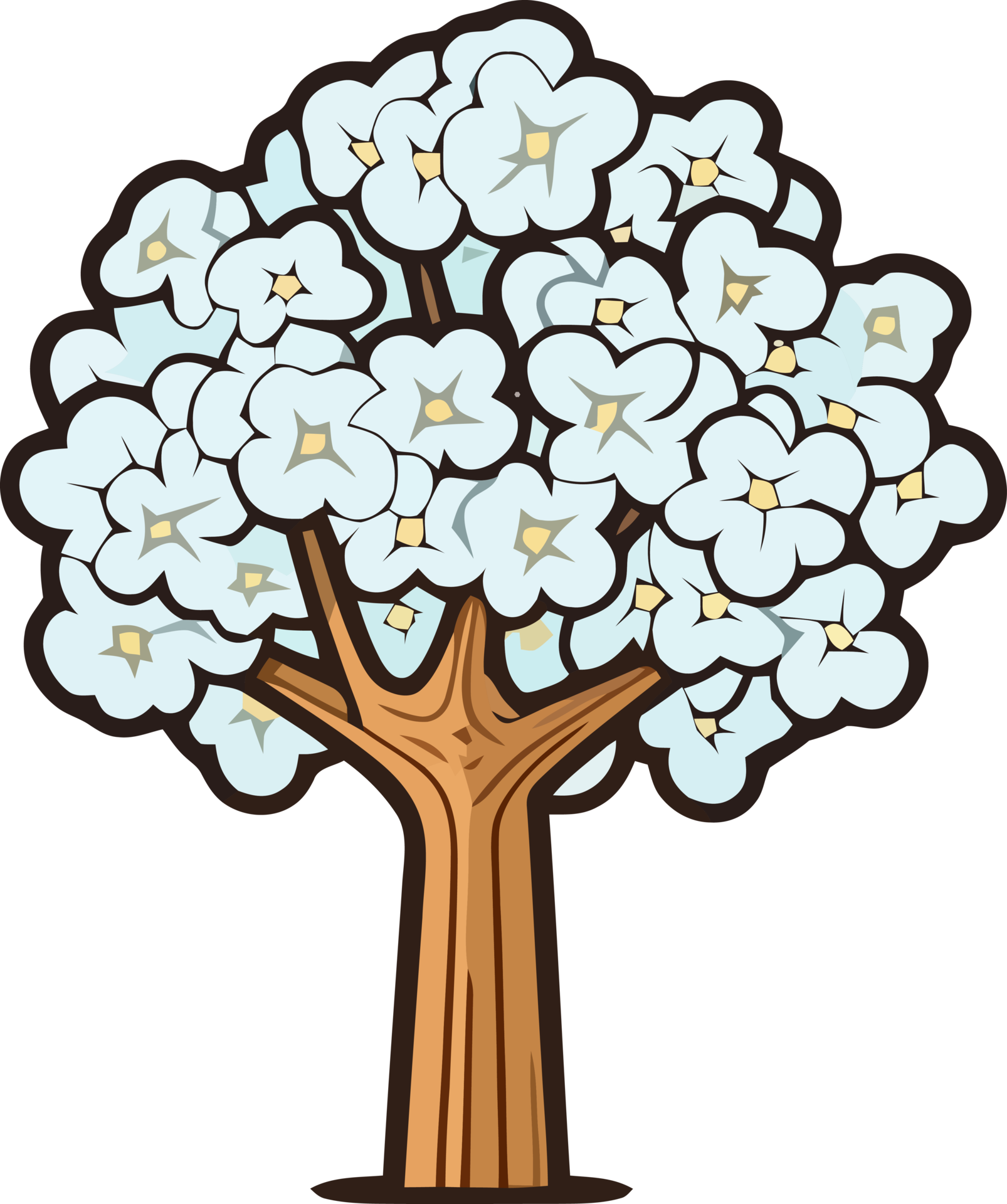 Majestic Spring Tree and Leaves 24478195 PNG