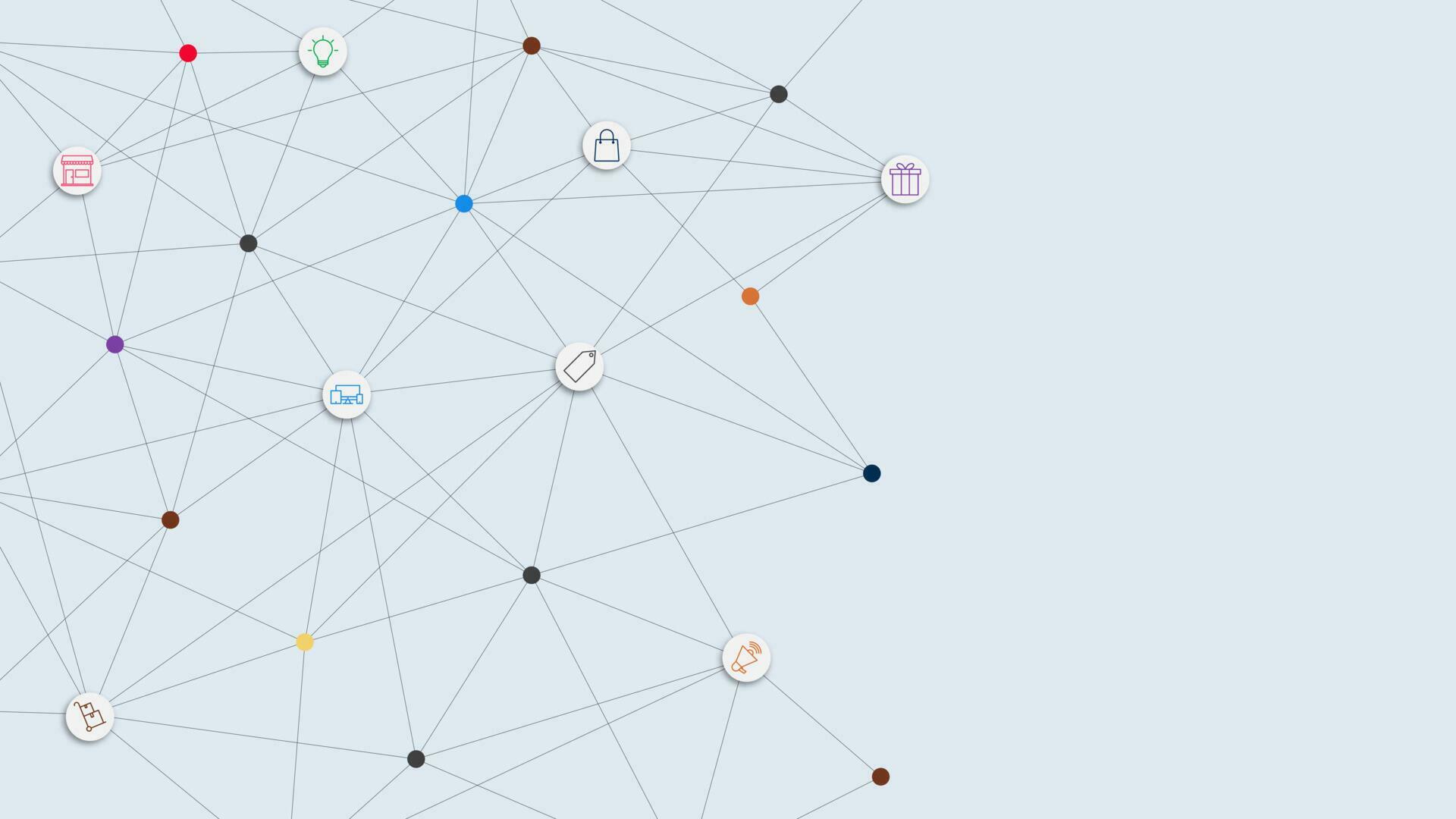 Business and network connection concept with infographic elements and icons. Digital ...