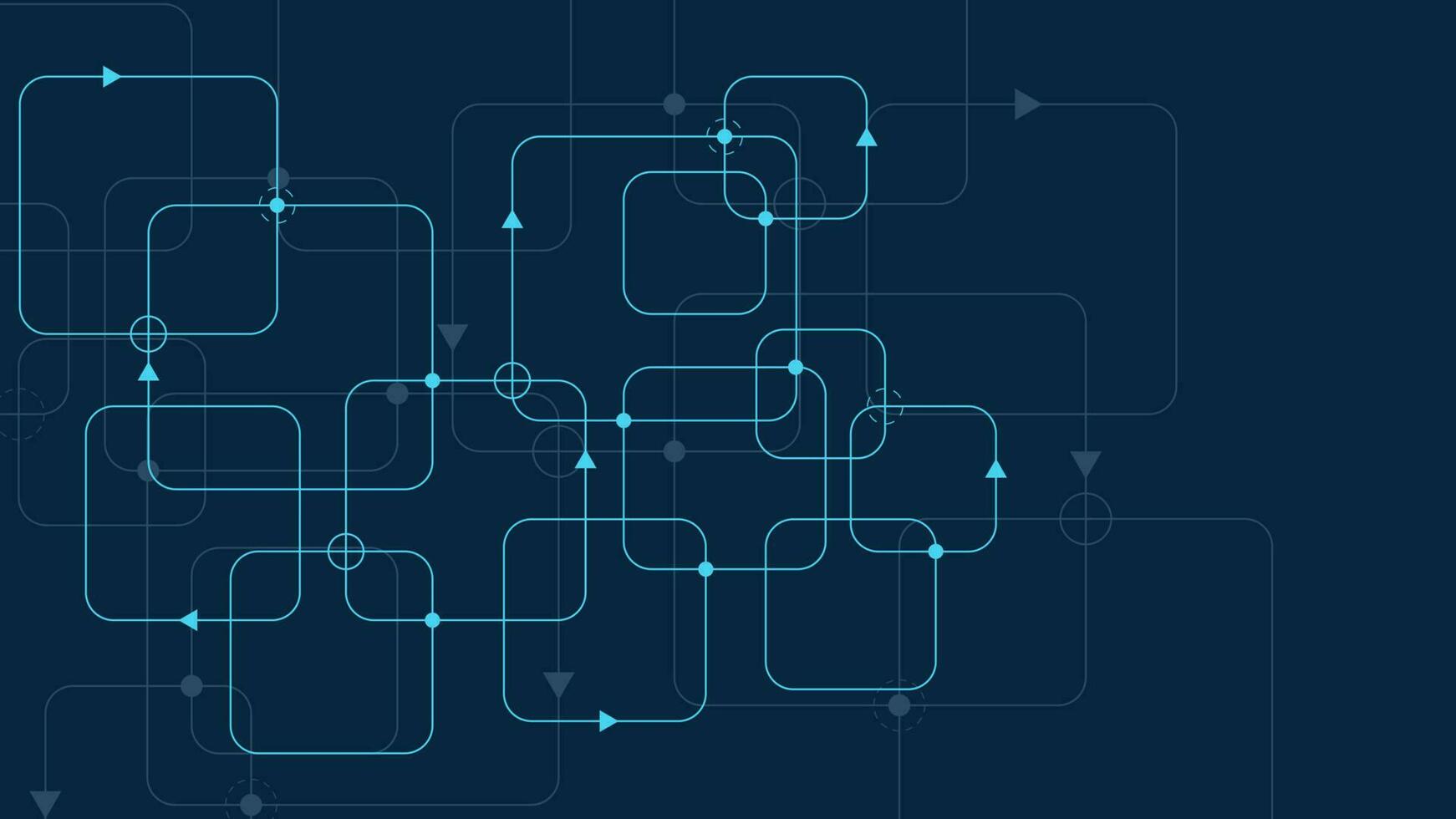 Abstract Digital Geometric Digital Connecting Dots And Lines Big Data Visualization Network