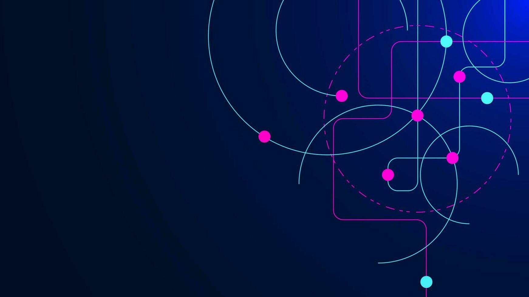 Abstract digital connection with connecting dots and lines. Global communication, networking and ...