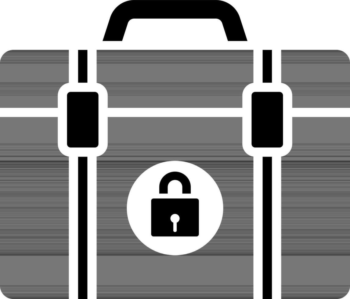 Briefcase lock icon 24486215 Vector Art at Vecteezy