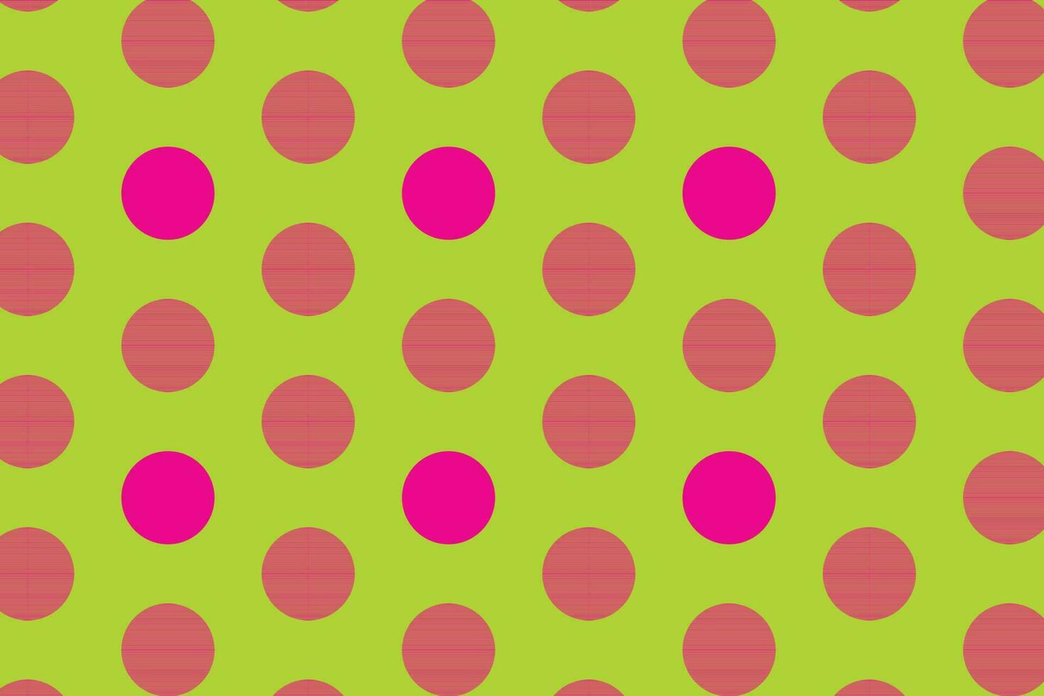 Pink And Green Polka Dots Background
