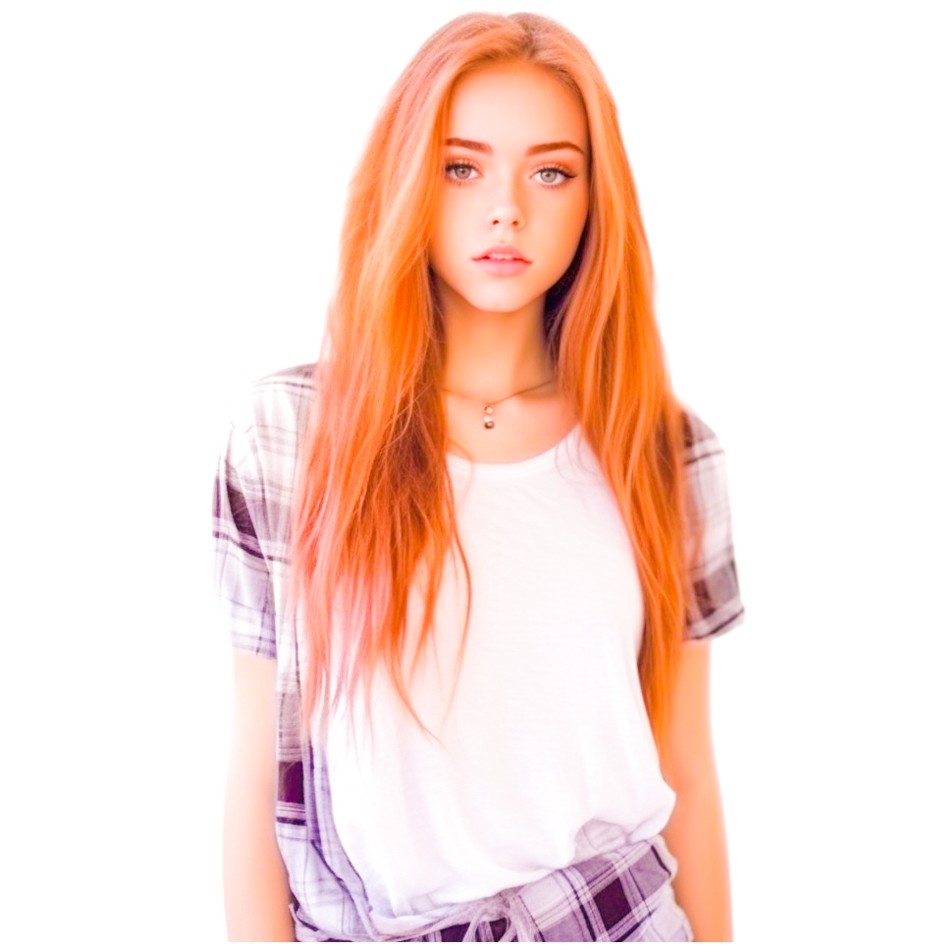 teen age girl AI Generative 24491405 PNG